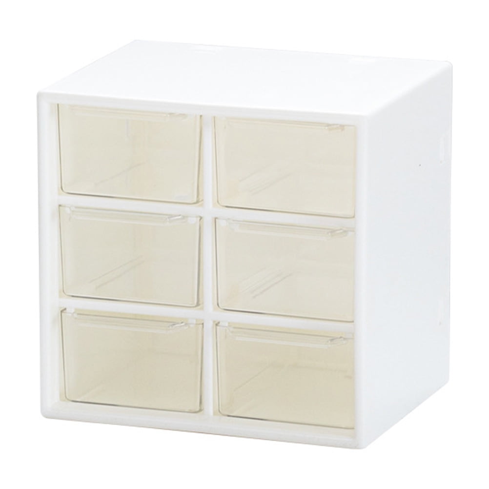WHAMVOX Desktop Multi Grid Box Rectangular 1Pack 4.83X4.64X3.73in ...