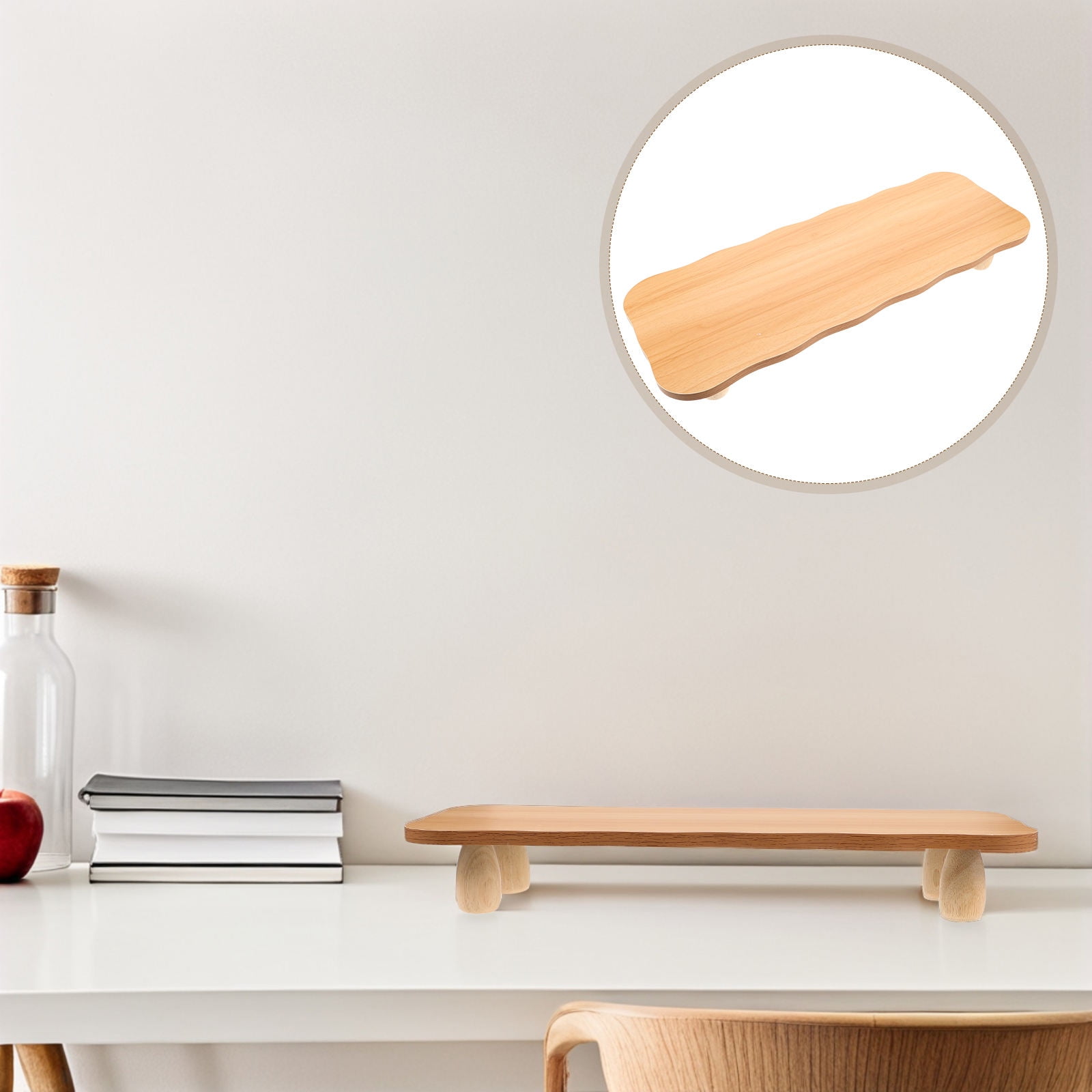 WHAMVOX Computer Monitor Shelf Desktop Monitor Stand Riser Office ...