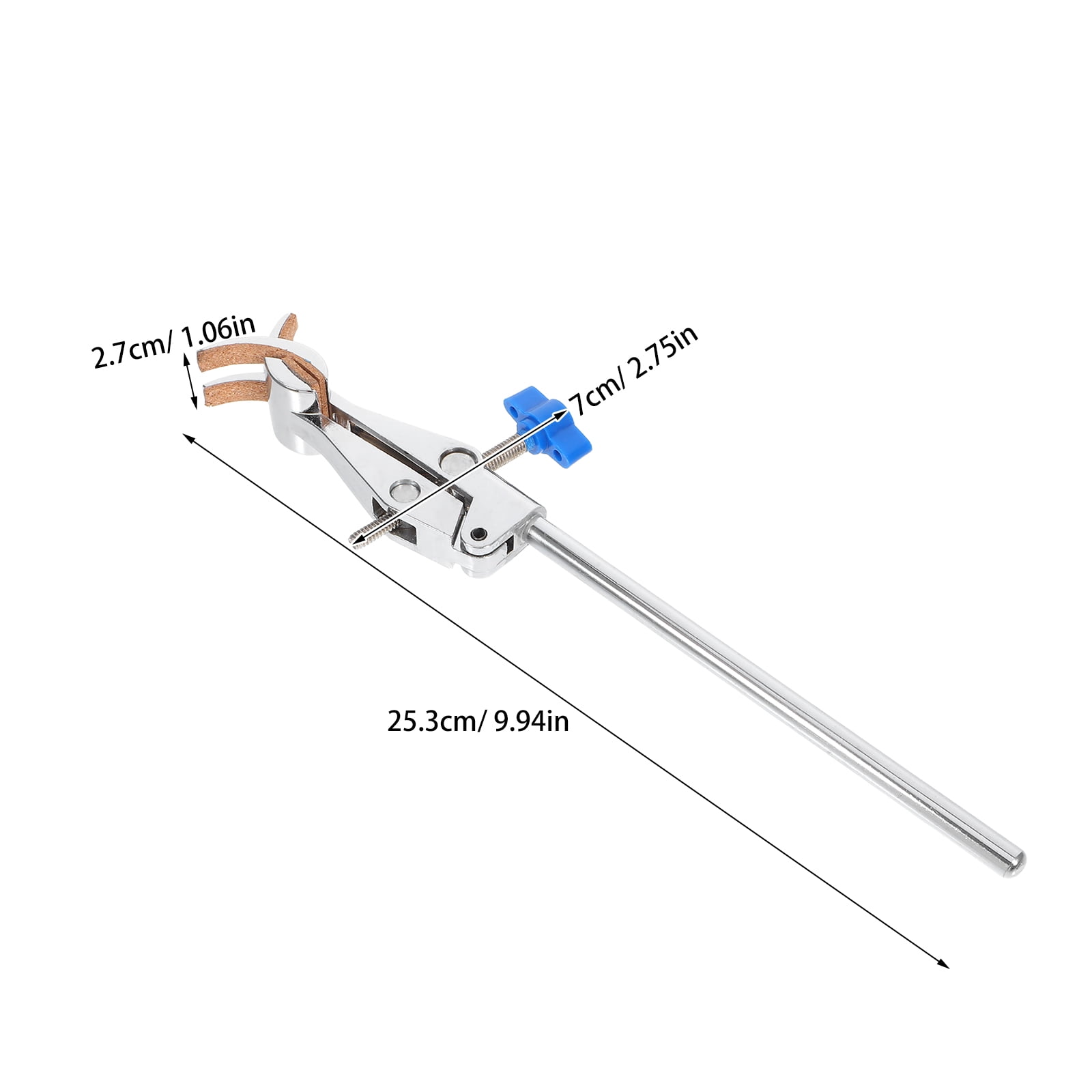 WHAMVOX Cork Lined Universal Lab Prong Clamp 4 Prong Iron Clamp for ...
