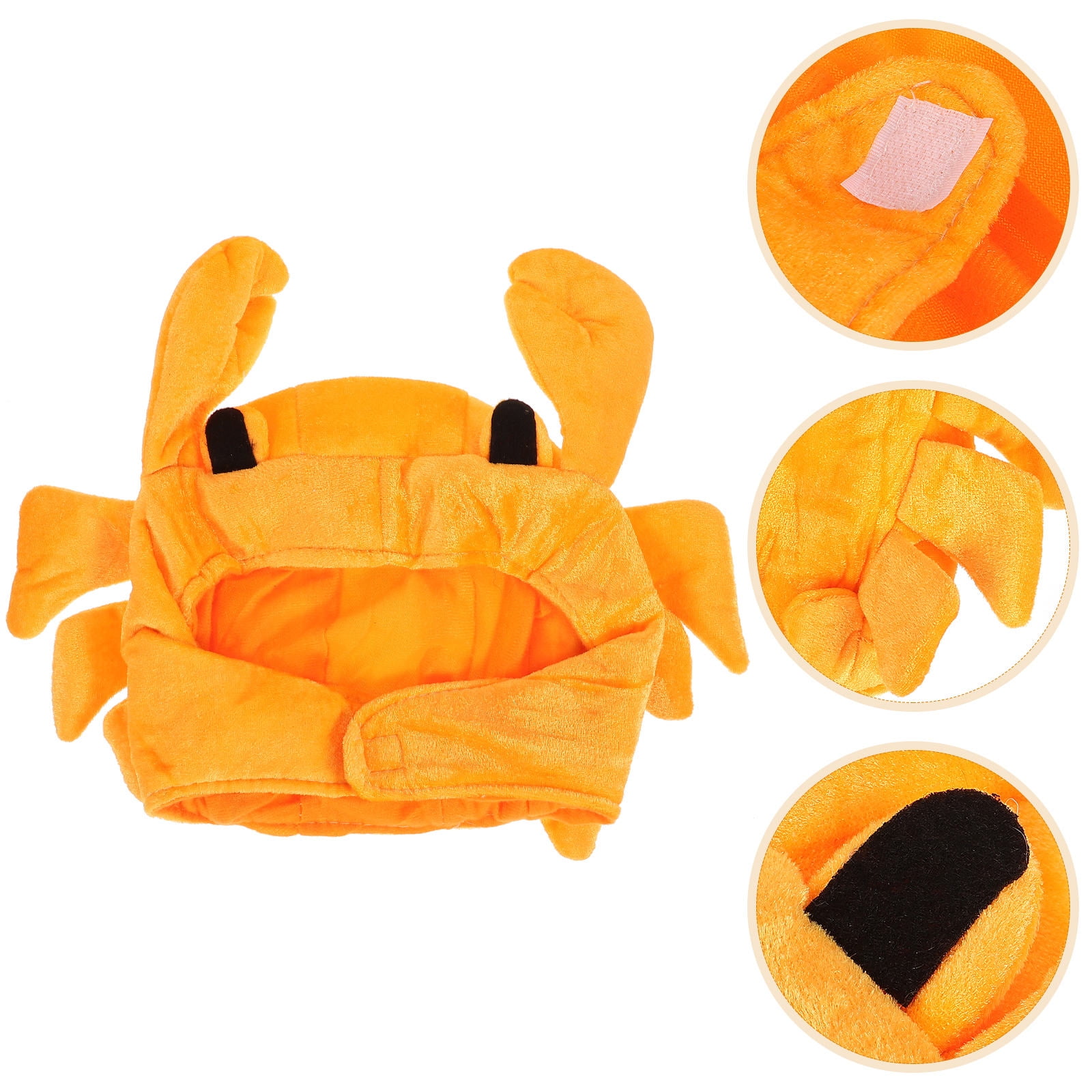 WHAMVOX Cosplay Crab Hat Cute Sea animal Satisfying Wearing Experience ...