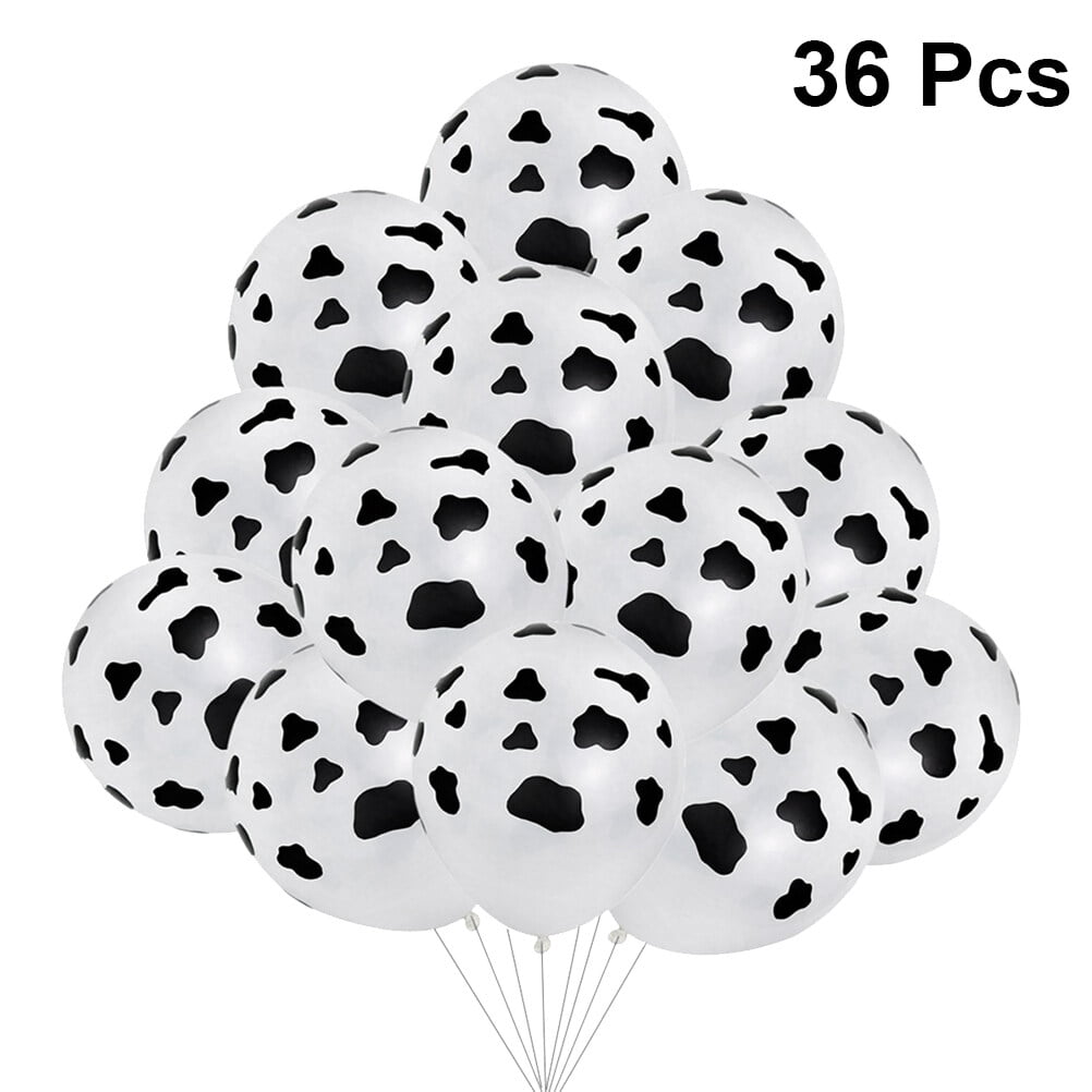 WHAMVOX Cow Printing Latex Balloons for Decor Use Multi Color Lovely ...