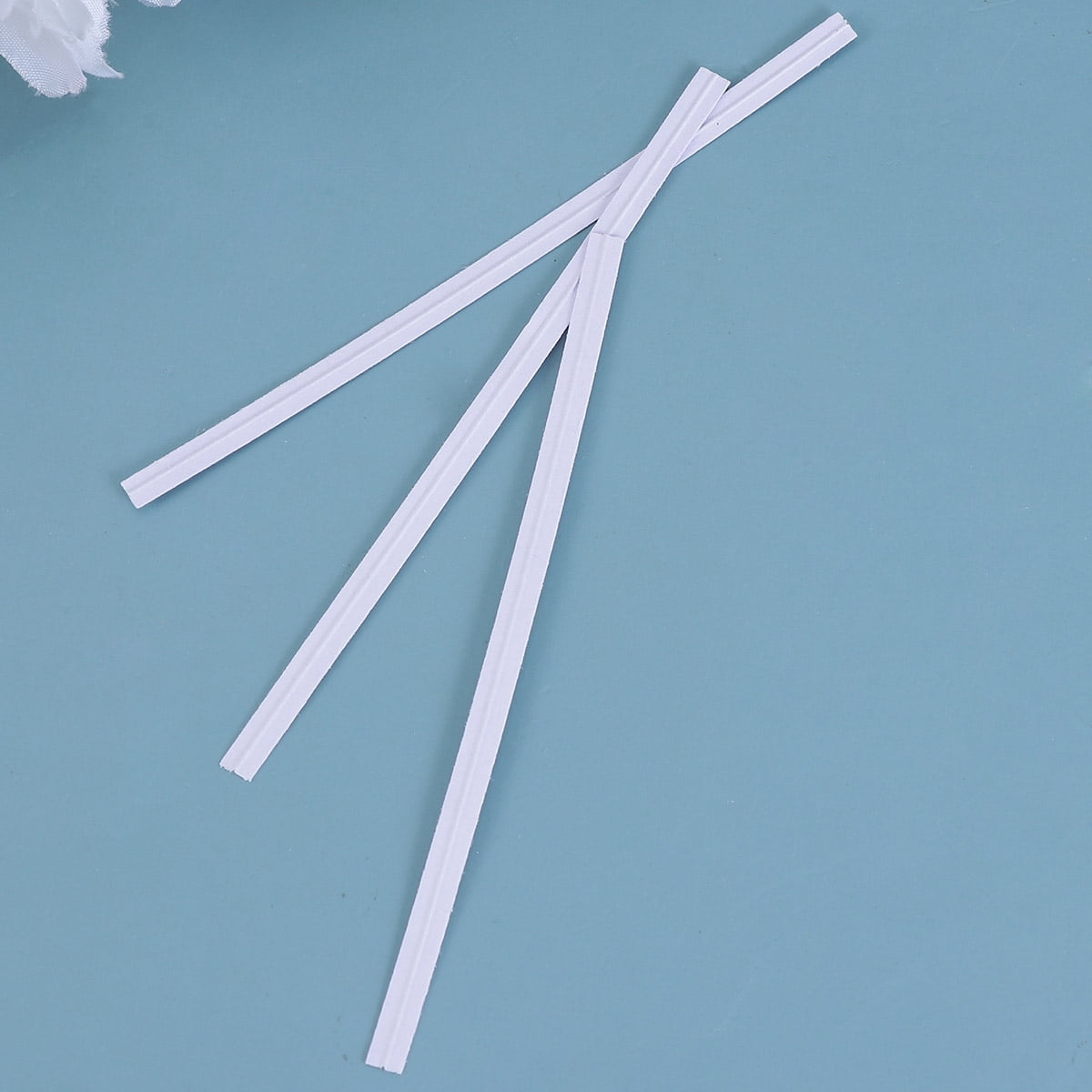 WHAMVOX Craft Packaging Sealing Strip Wrapping Paper Tie Packing White ...
