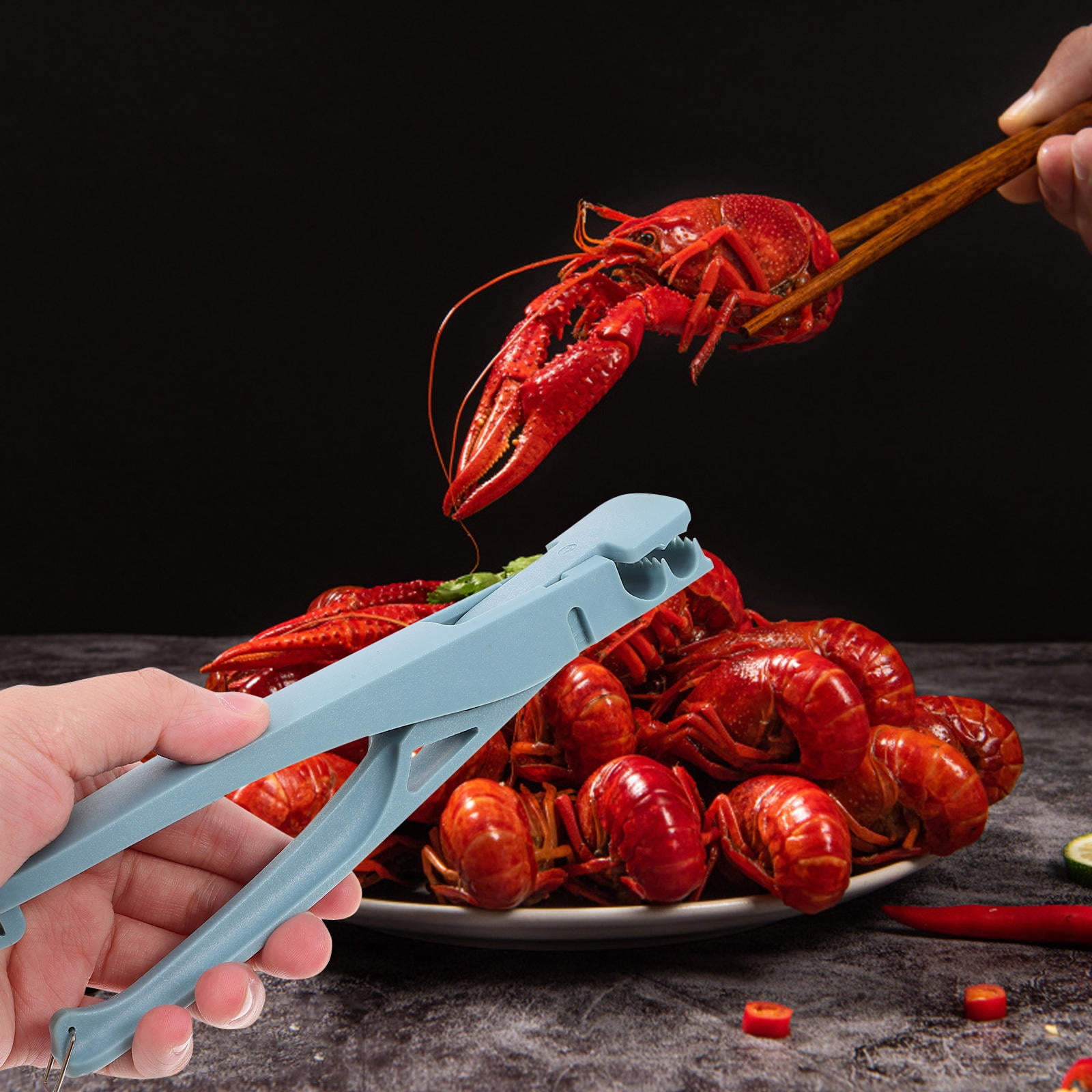 WHAMVOX Crawfish Peeler Reusable Crayfish Shell Remover Lobster Tail ...