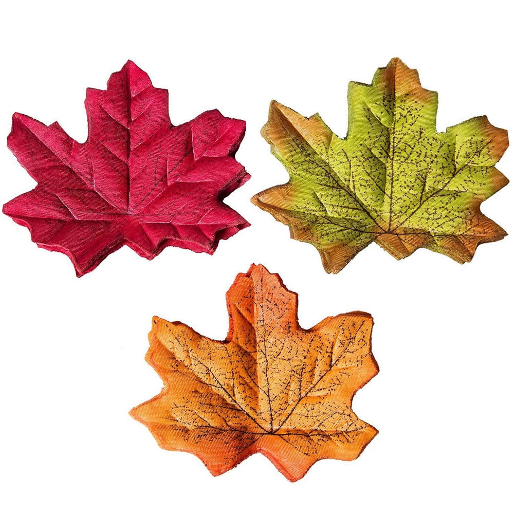 WHAMVOX Creative Maple Leaf Decorations for Photo Props Autumn Party ...