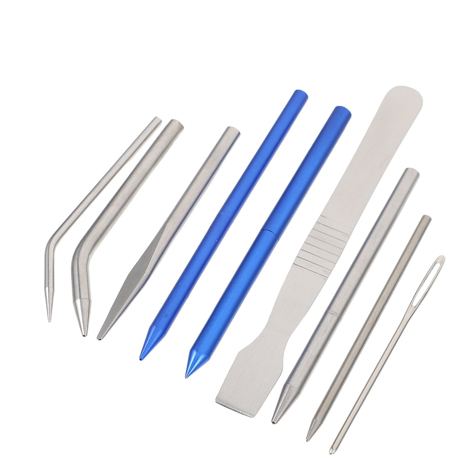 LITINKIMI Lace Weaving Needle Braiding Tools Blue Stainless Steel 1 Set ...