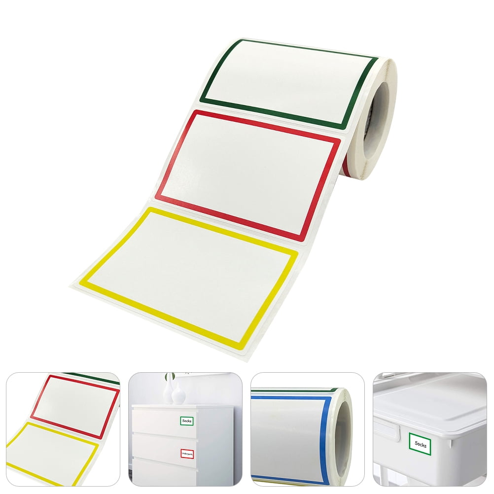 WHAMVOX Custom Peel Name Tag Stickers Mark Stickers 8.8x5.8cm - Walmart.com