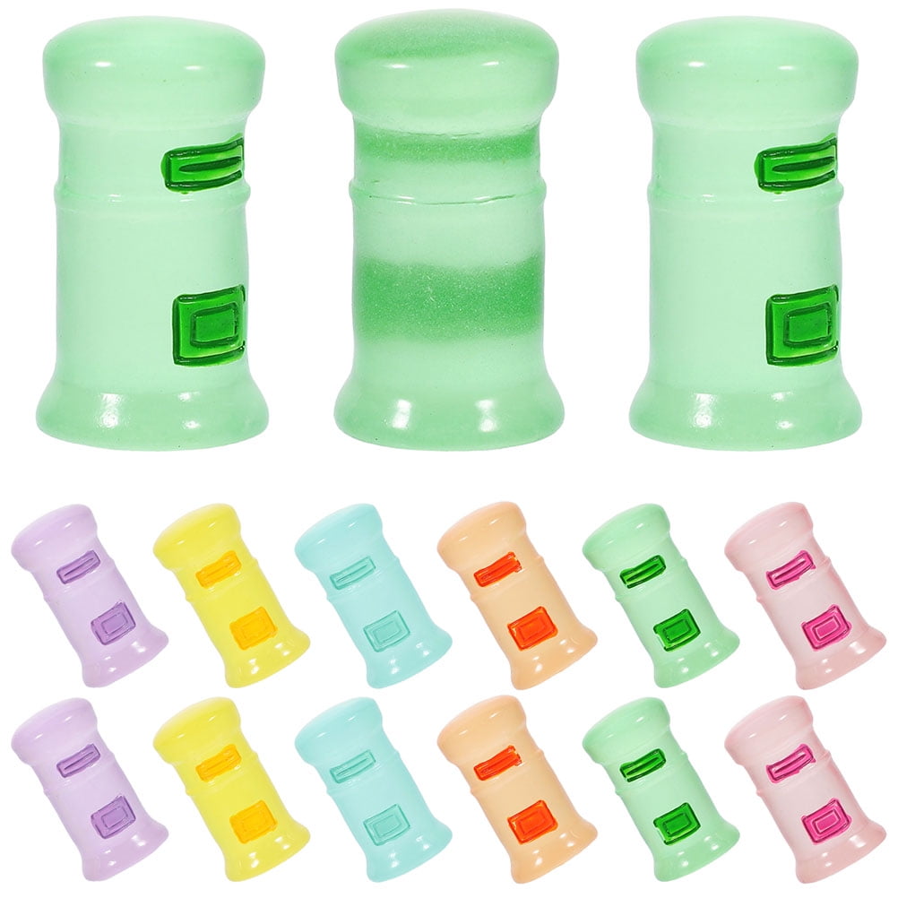 WHAMVOX Cute Mini Mailbox Figures for Decor with Delicate Resin ...