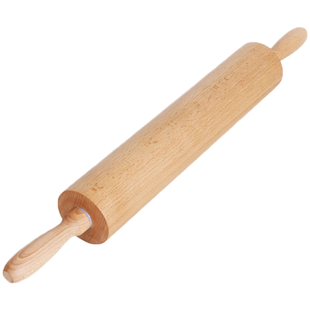 WHAMVOX Cylindrical Bamboo Dough Roller Pin 1Pcs for Professional ...