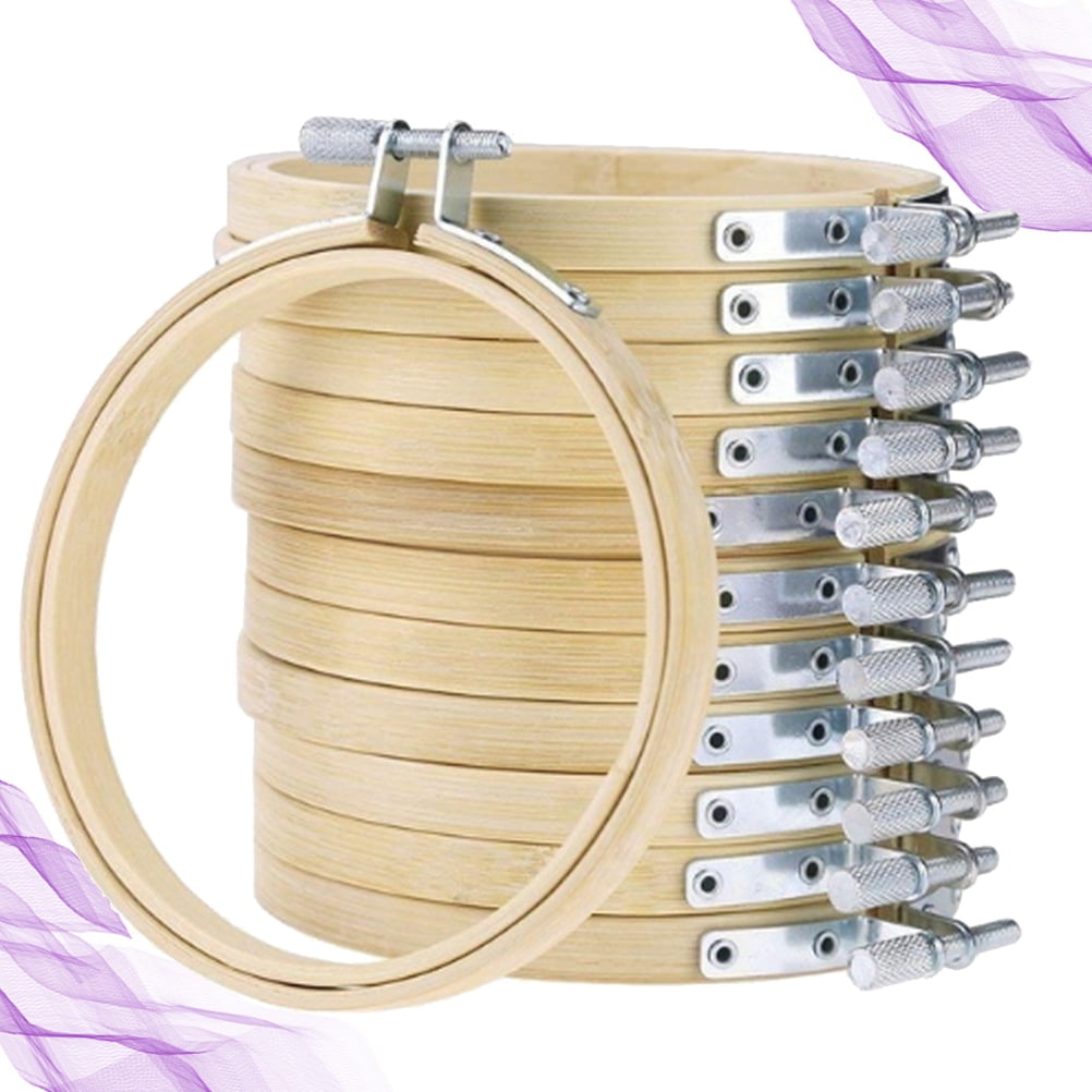 WHAMVOX DIY Embroidery Hoop Made of Composite Material for Smooth ...