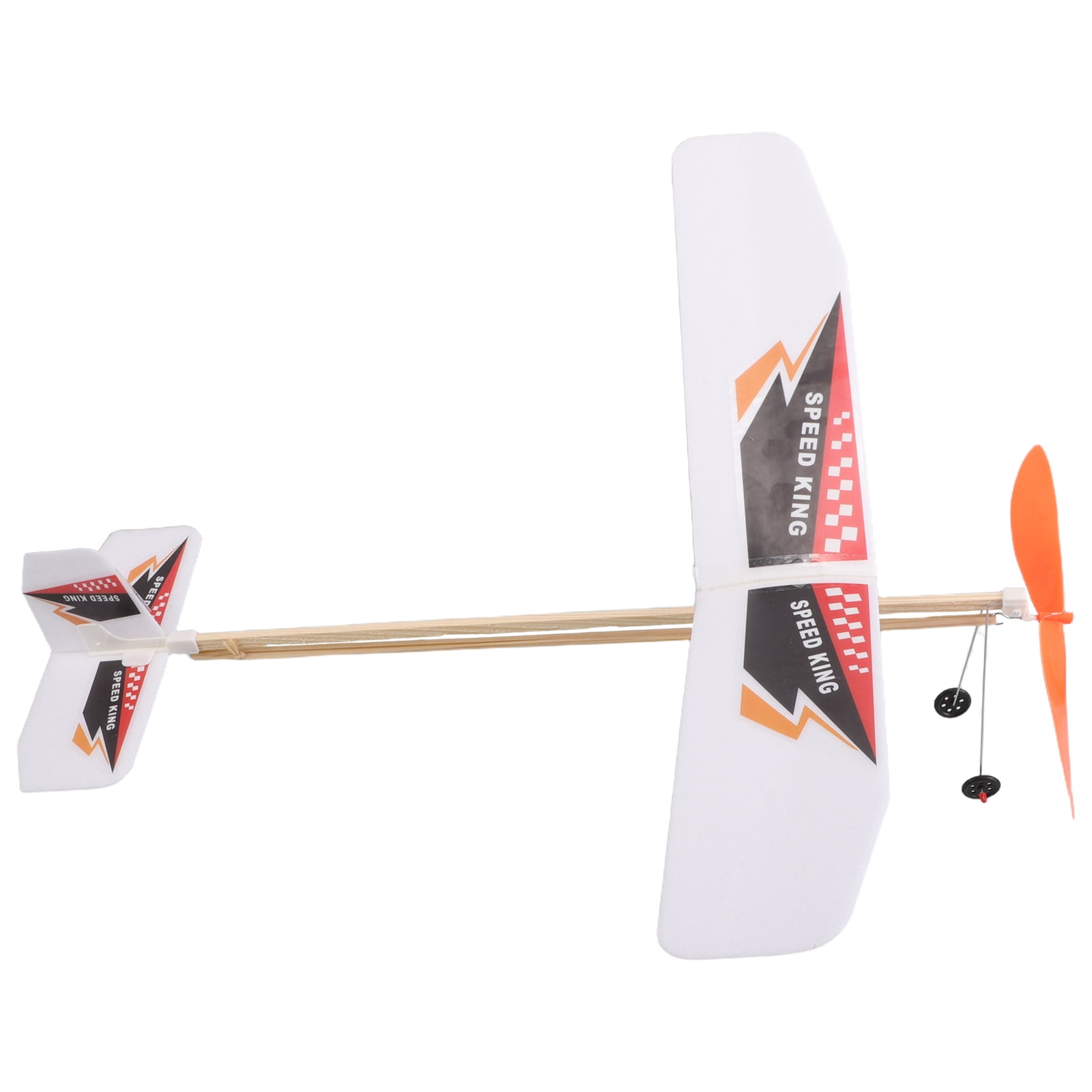 WHAMVOX DIY Foam Airplane Model Kit Rubber Band Powered Airplane Model ...