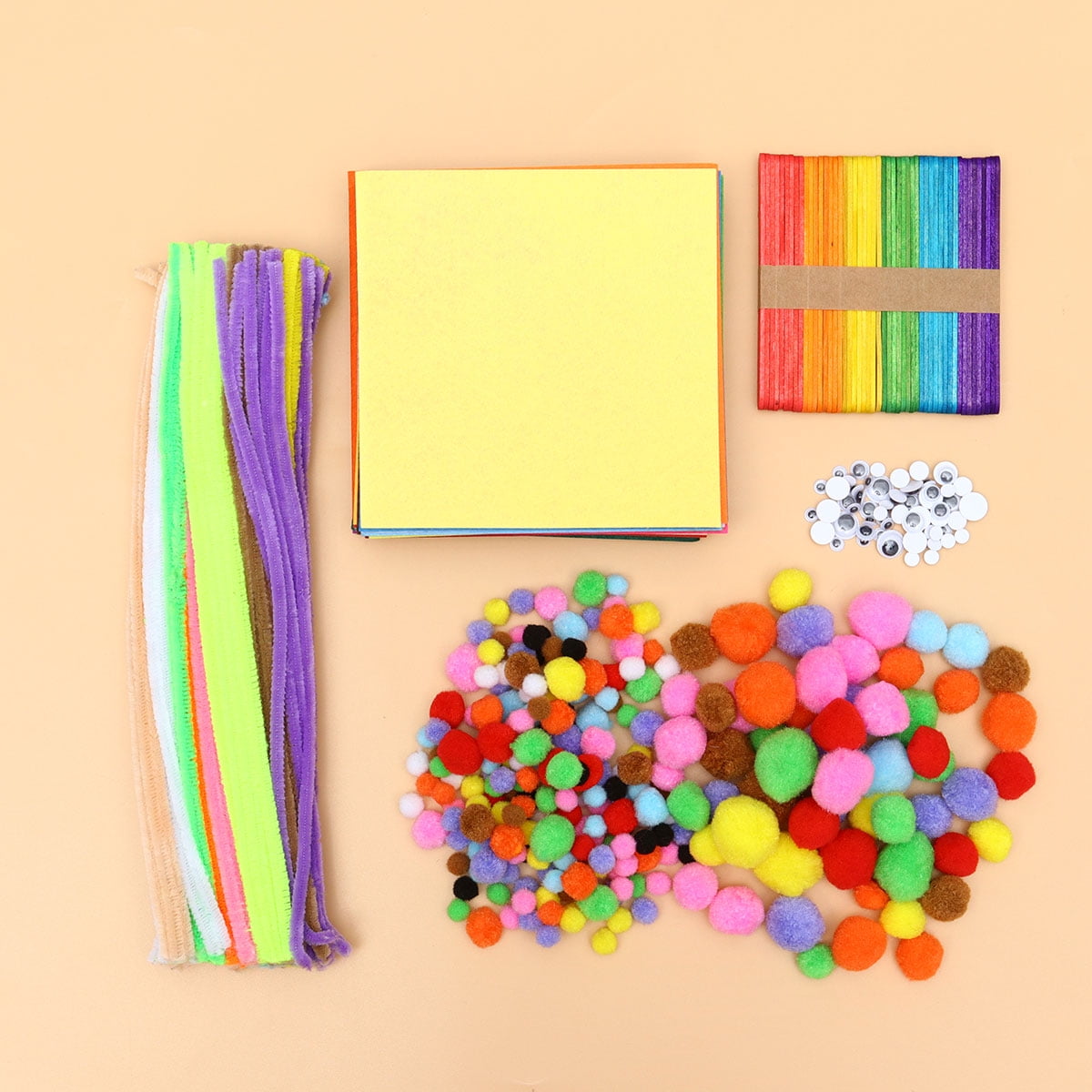 WHAMVOX DIY Materials Twisted Stick Toy Colored for Kids Toys Child ...