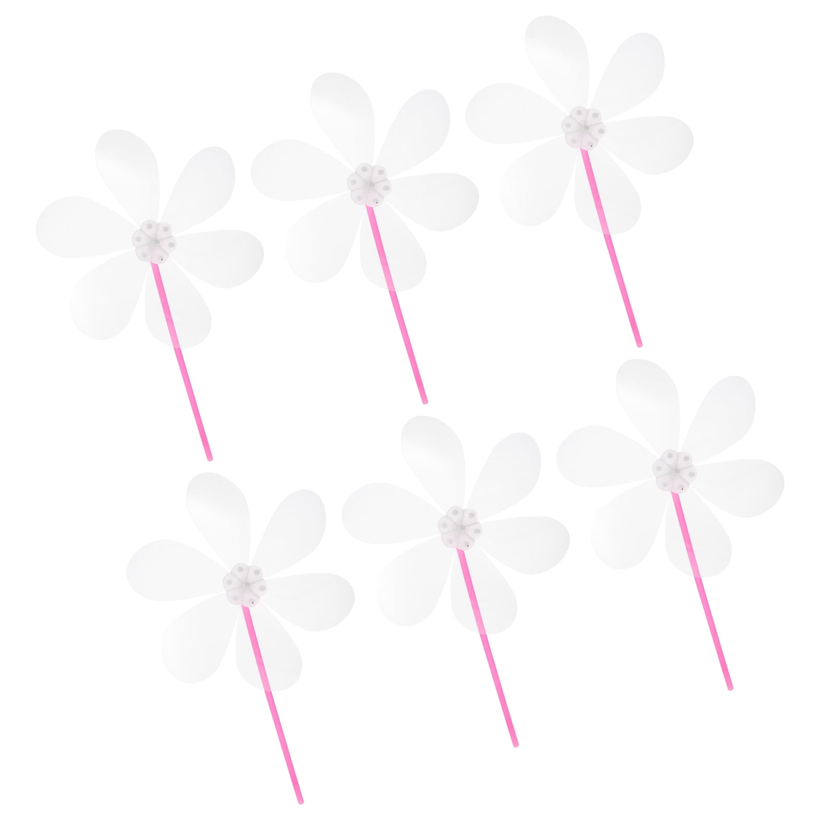 WHAMVOX DIY Plastic pinwheel Kit for Painting and Drawing with White ...