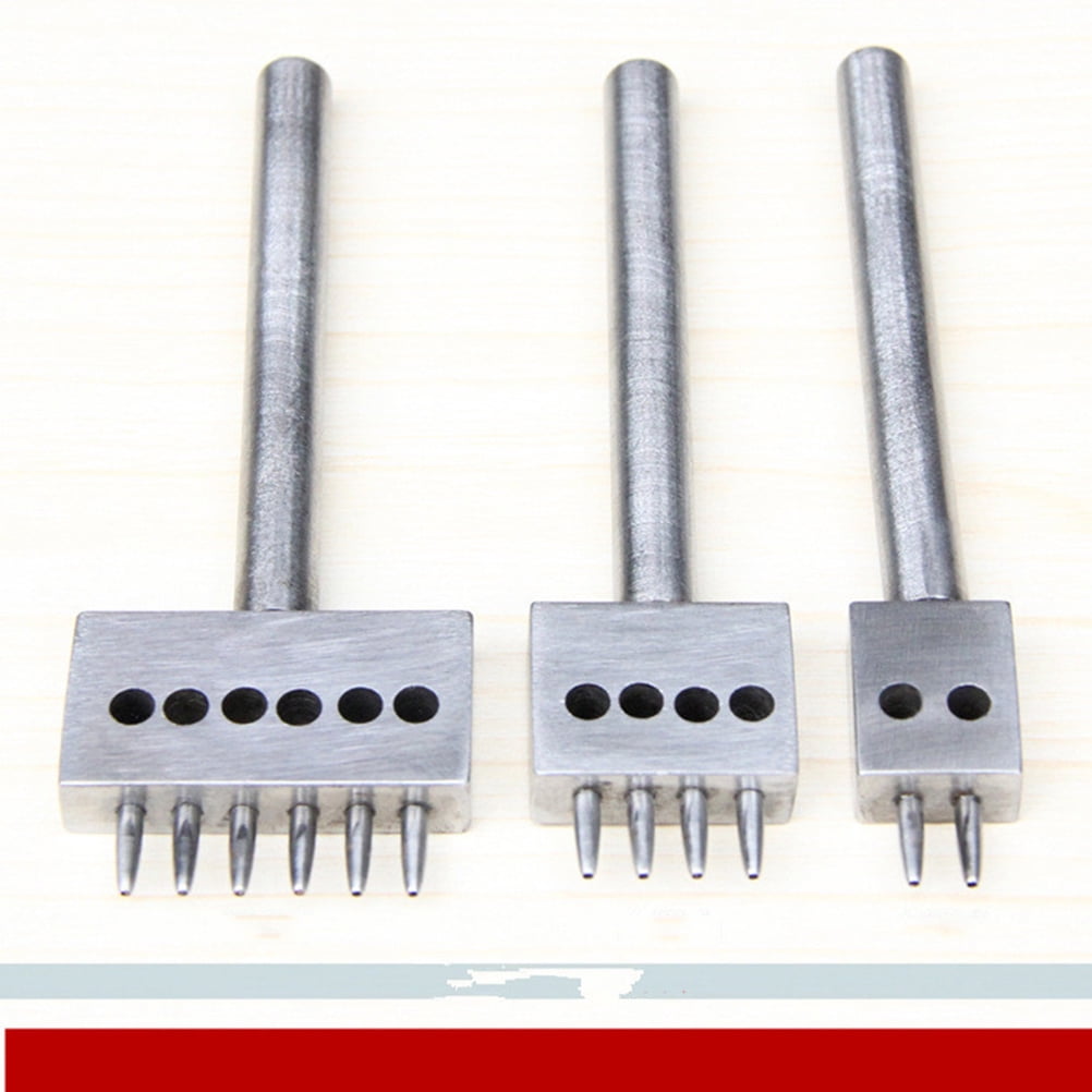 WHAMVOX DIY Prong Diamond Chisel Leather Craft Tool for Hole Punching ...