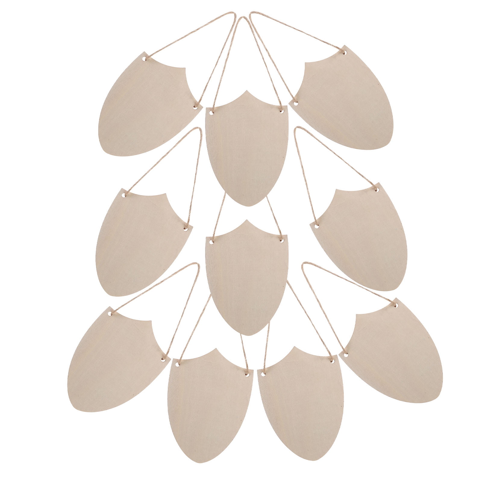 WHAMVOX DIY Wooden Shield Cutouts for Craft Projects and Decorations ...