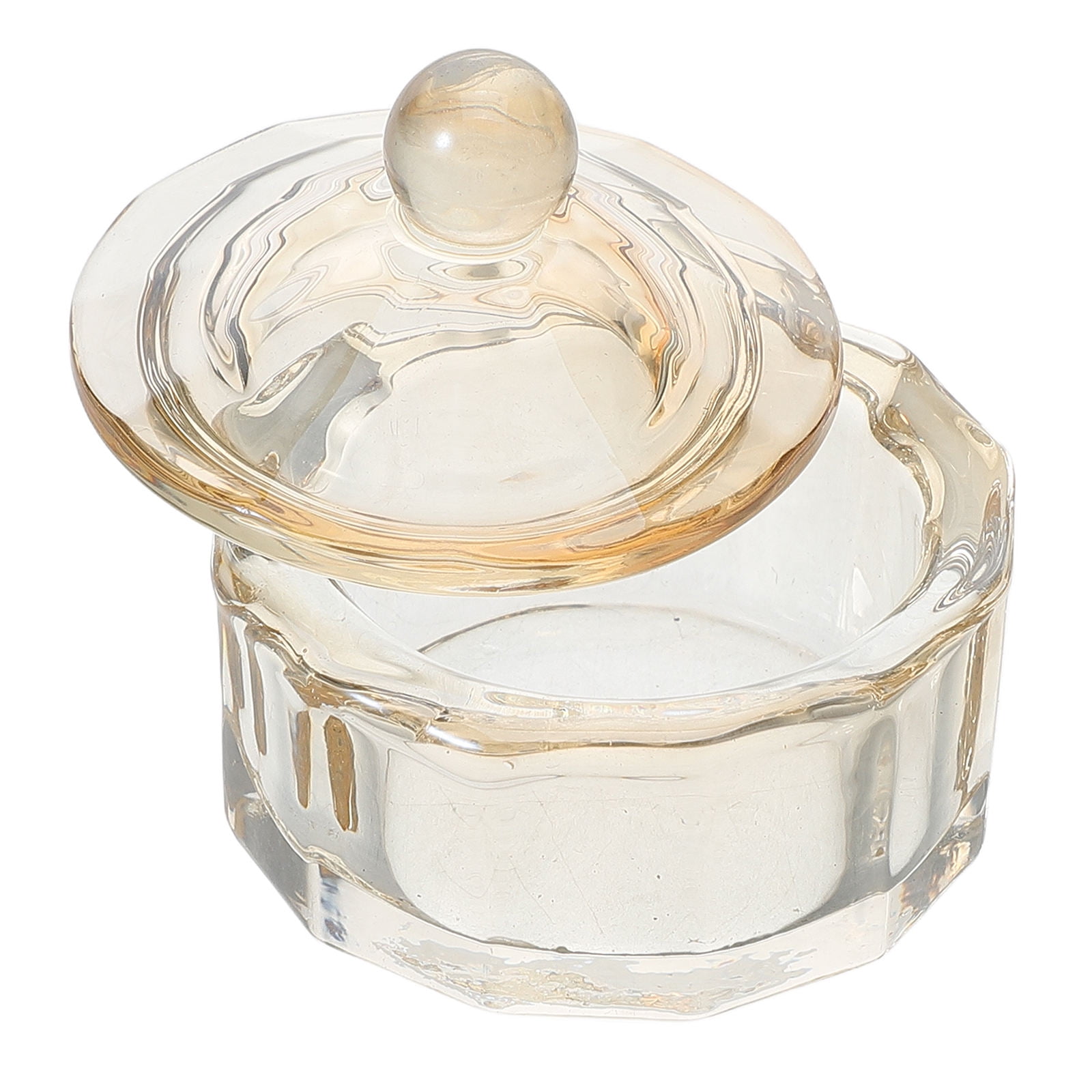 WHAMVOX Dappen Dish Glass Nail Cup Nail Art Brush Washing Container ...