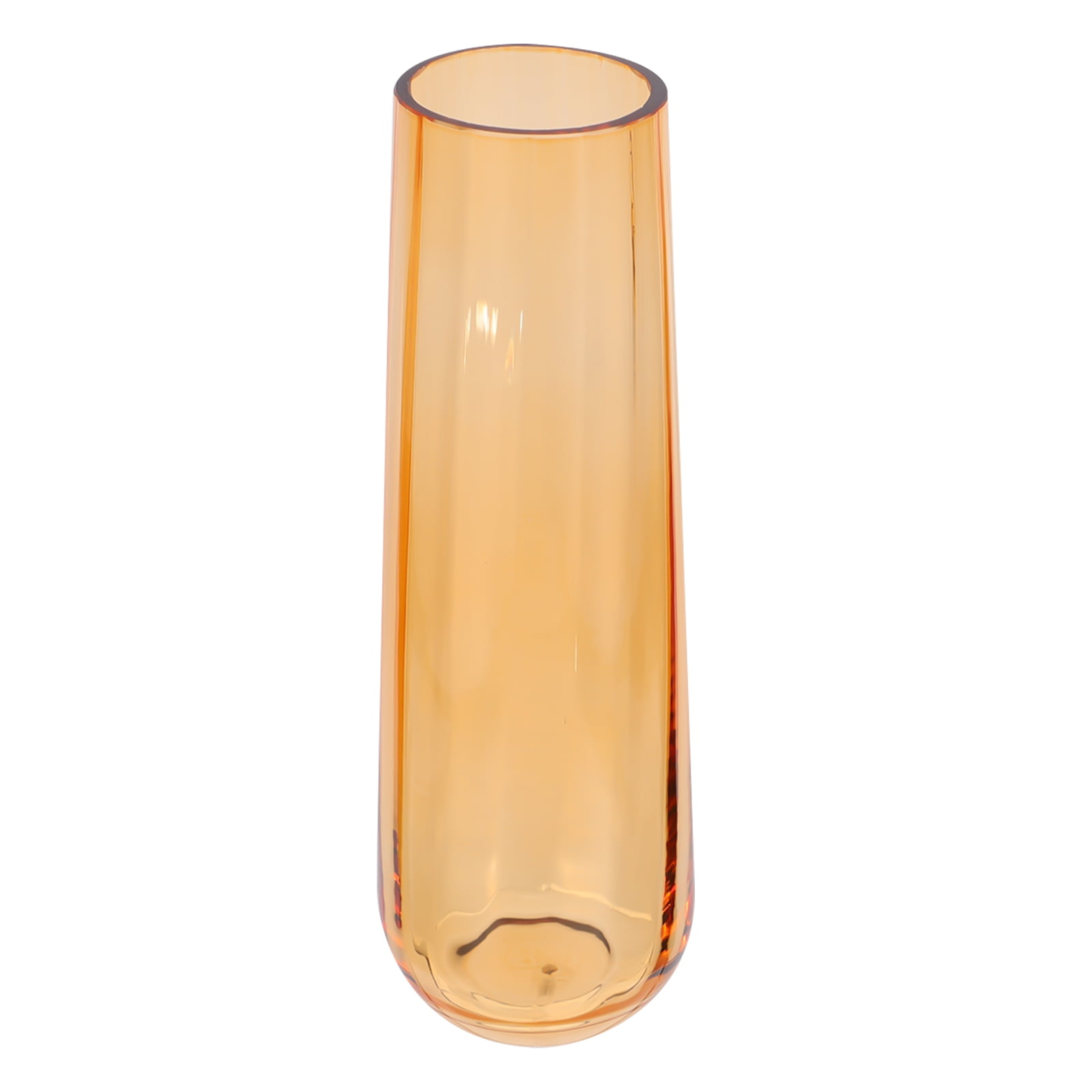 WHAMVOX Decor Vases Glass for Plants Indoor Container Cylinder Grey ...