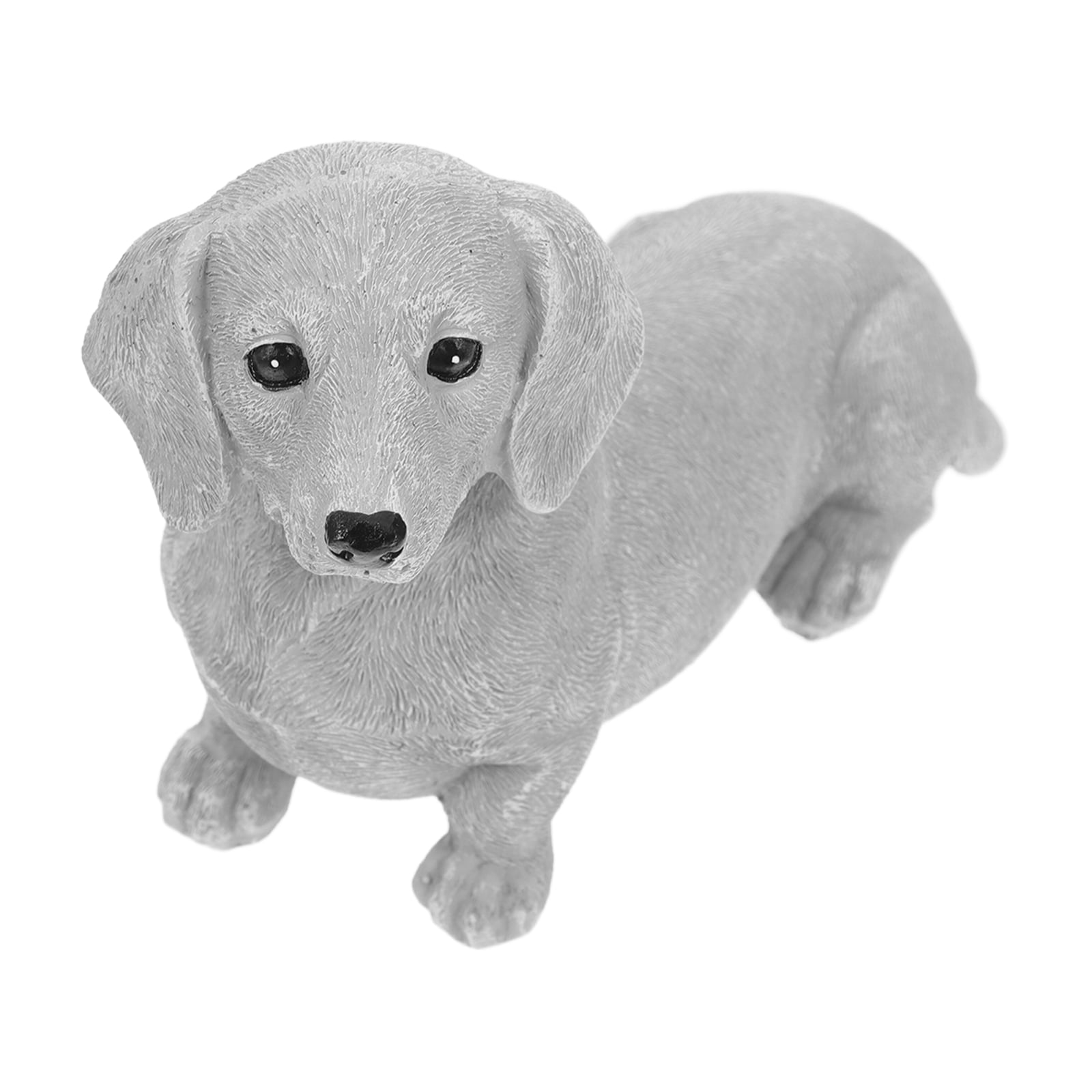 WHAMVOX Decorative Dog Figurine Lovely Resin Simulated Animal Figure ...