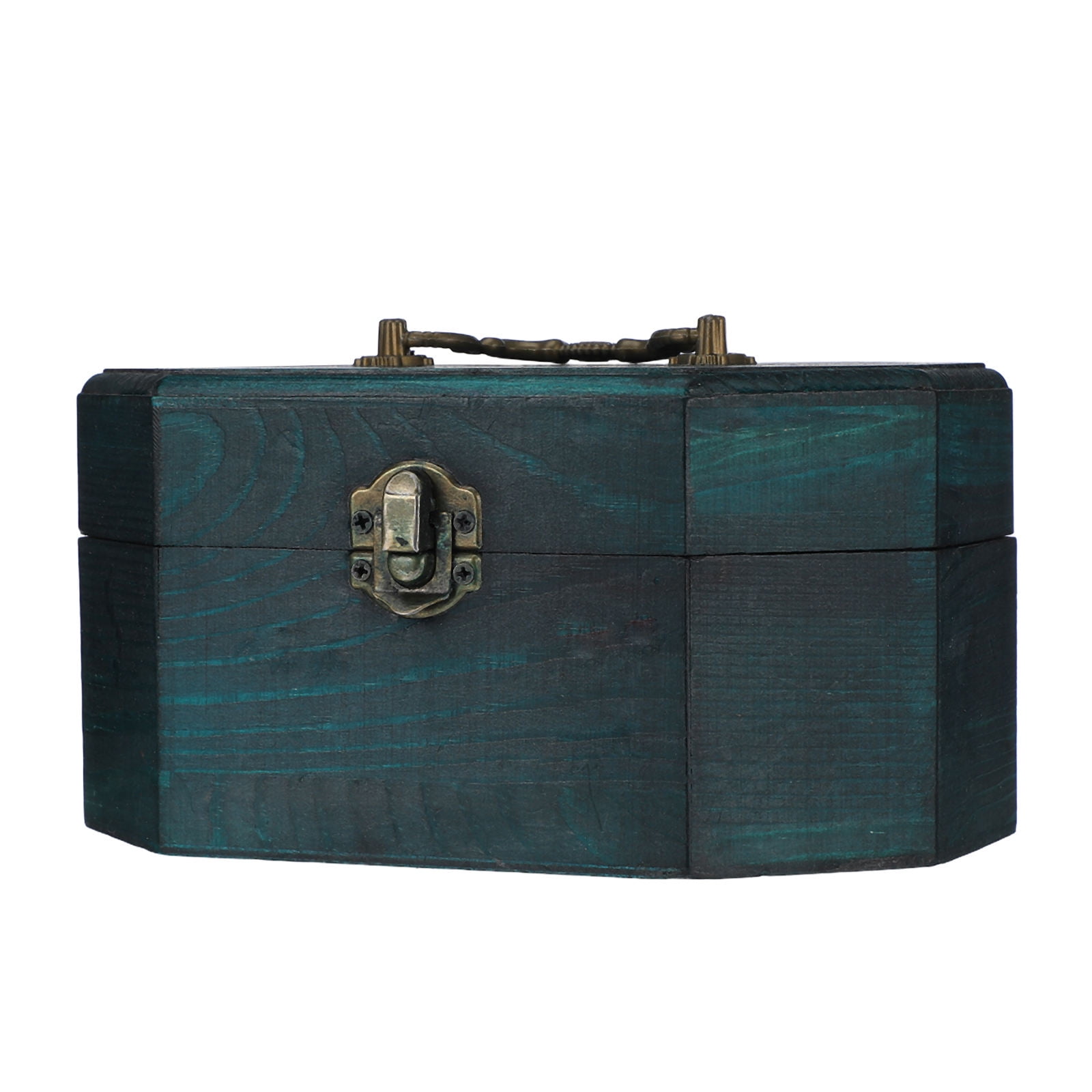 WHAMVOX Decorative Jewelry Treasure Keepsake Box Wooden Storage Case ...