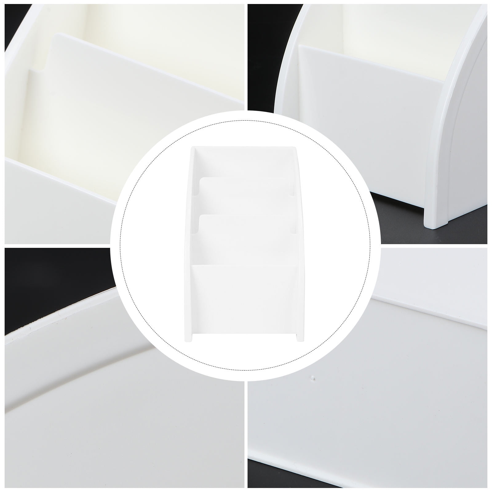 WHAMVOX Desk Storage Cotainer Office Table Organizer Desktop White ...