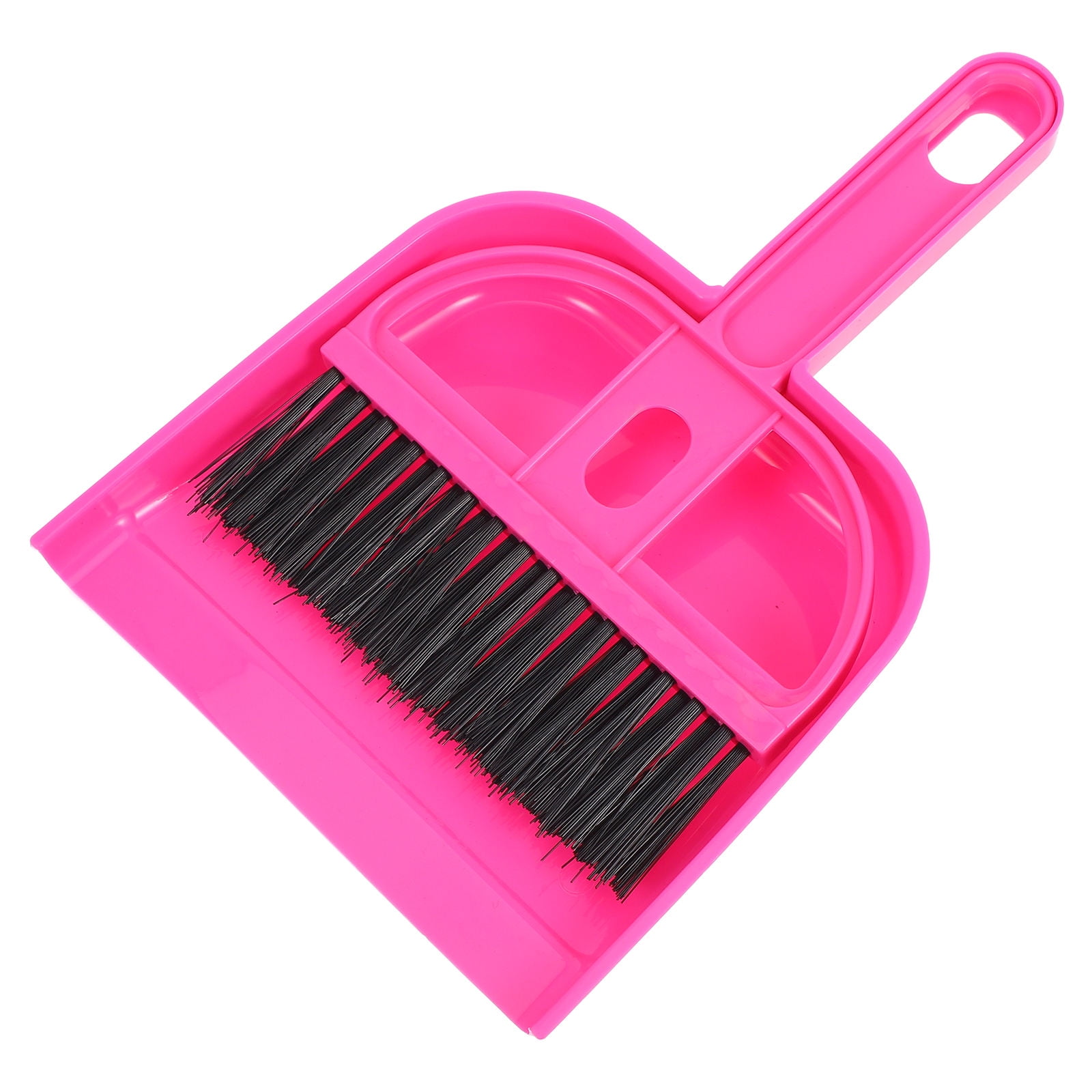 WHAMVOX Desktop Broom Set Indoor Hand with Pan Duster Child Work Rosy ...
