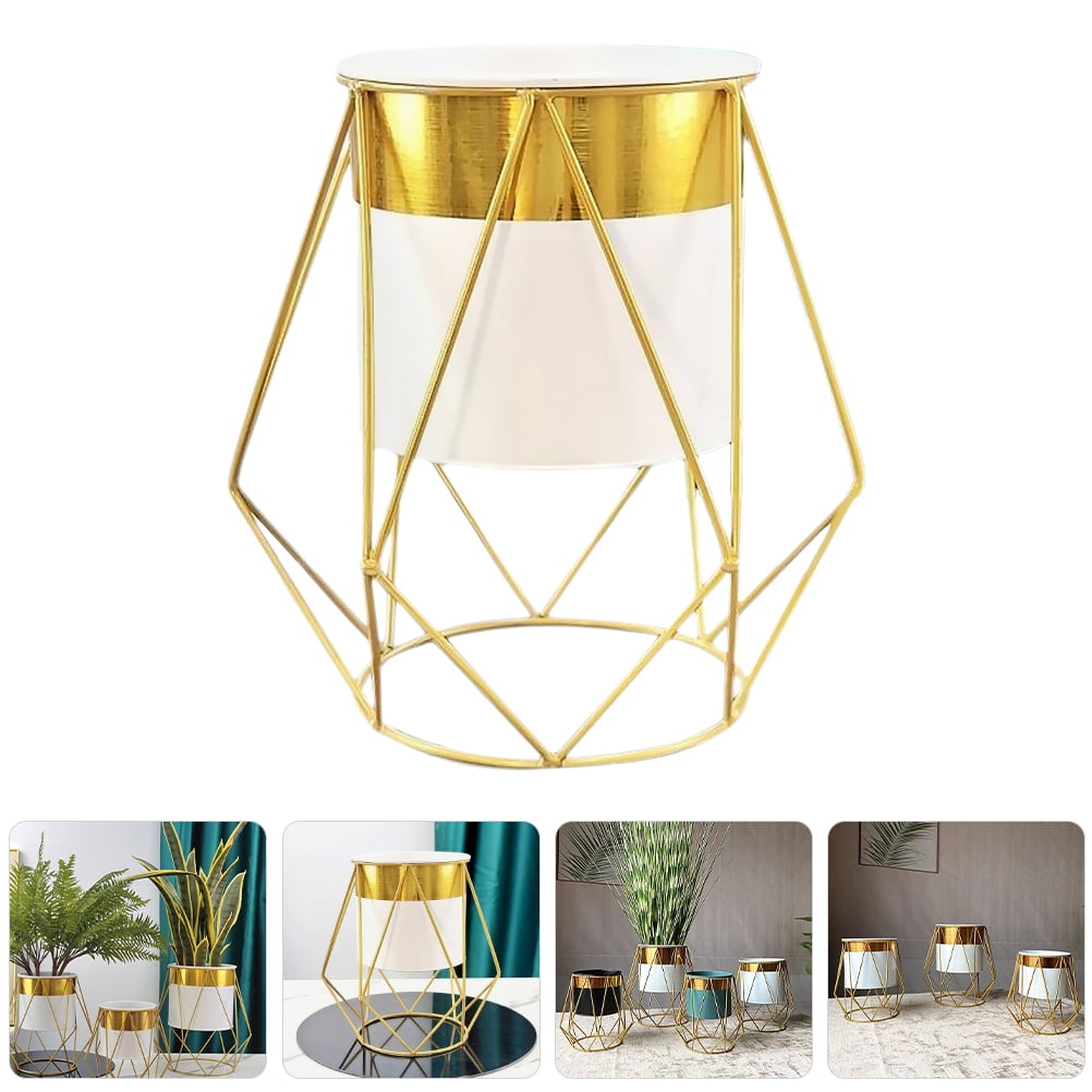 WHAMVOX Desktop Planter Flower Pot Plant Pot with Stand Tabletop ...