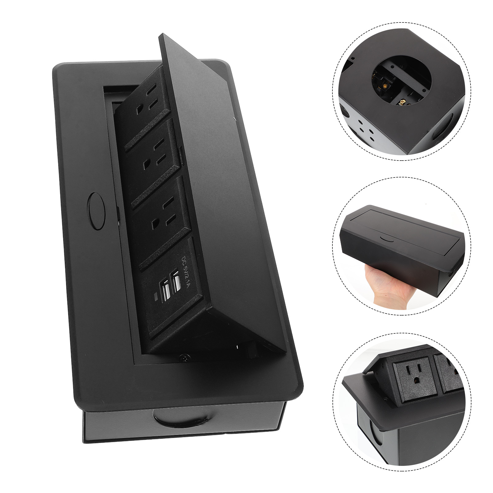 WHAMVOX Desktop Socket Conference Table Charging Socket Countertop ...