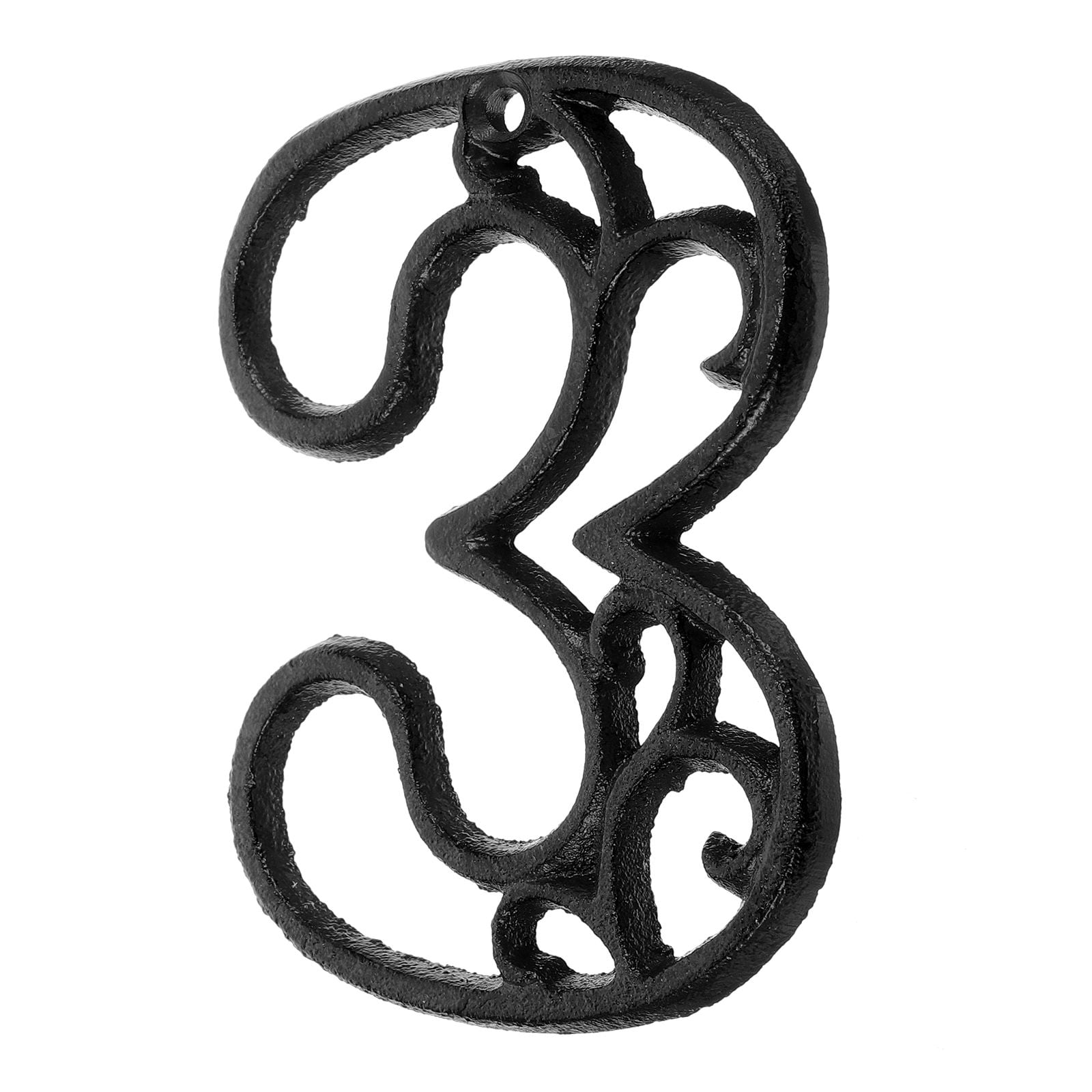 WHAMVOX Digital Wall Decoration House Number Sign Large Numbers Front ...