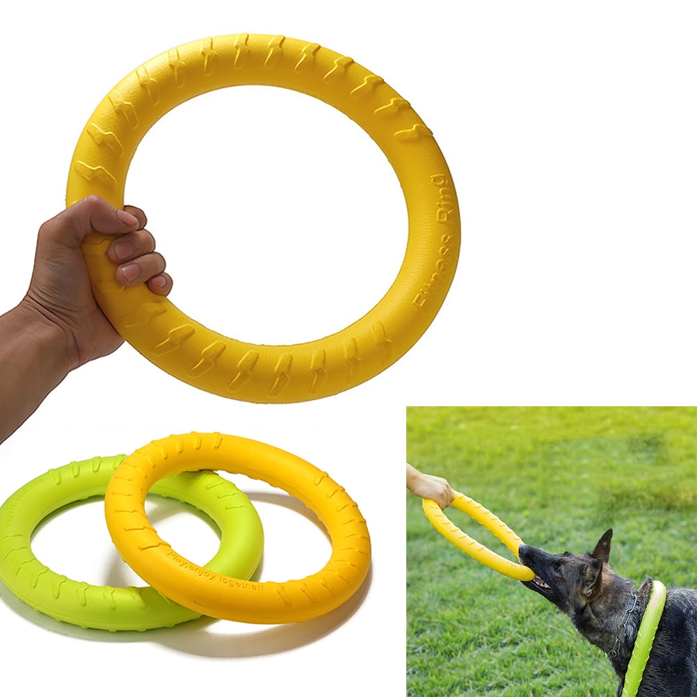 WHAMVOX Dog Ring Toy Flying Ring Creative Bite Resistant EVA Dog Chew ...