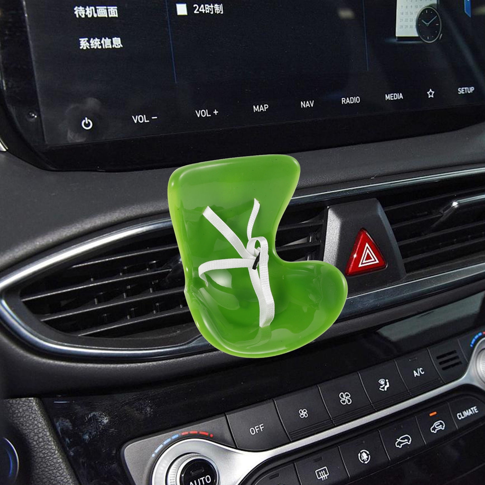 WHAMVOX Realistic Little Dolls Car Seat Carrier with Bright Green Color ...