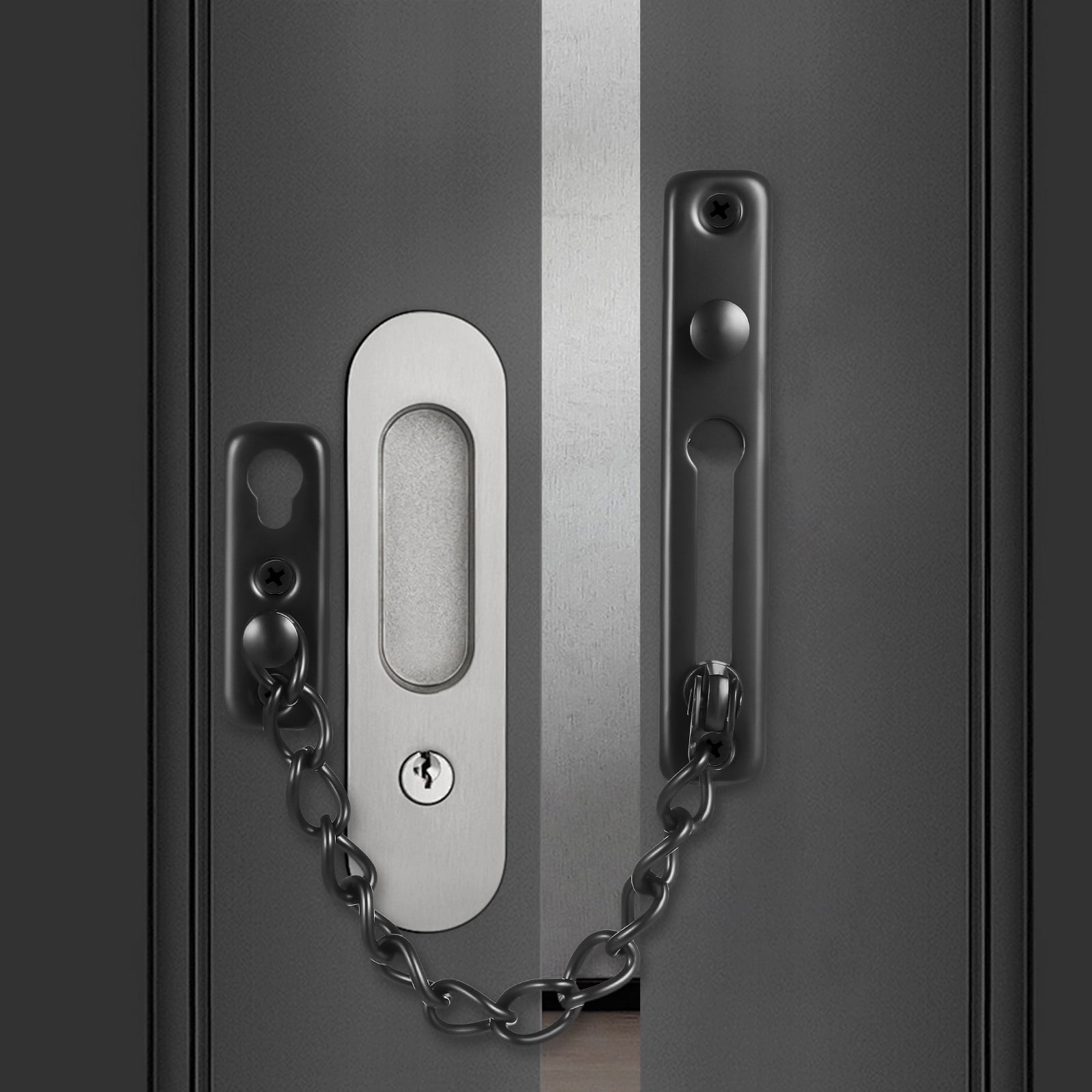 WHAMVOX Door Chain Door Chain Lock Door Security Chain Stainless Steel ...