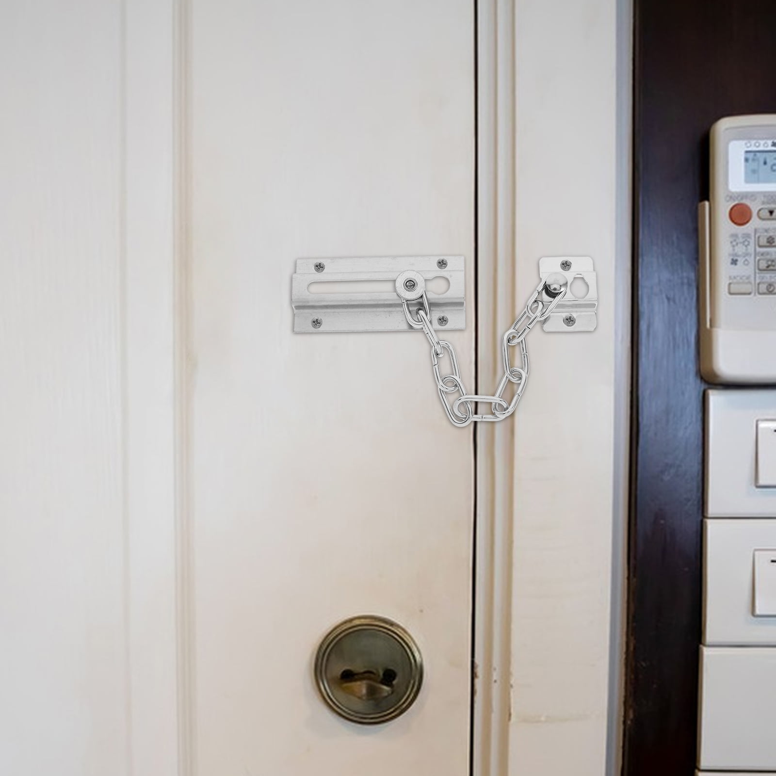 WHAMVOX Door Chain Lock Door Latch Locks Metal Door Chain Door Guard ...