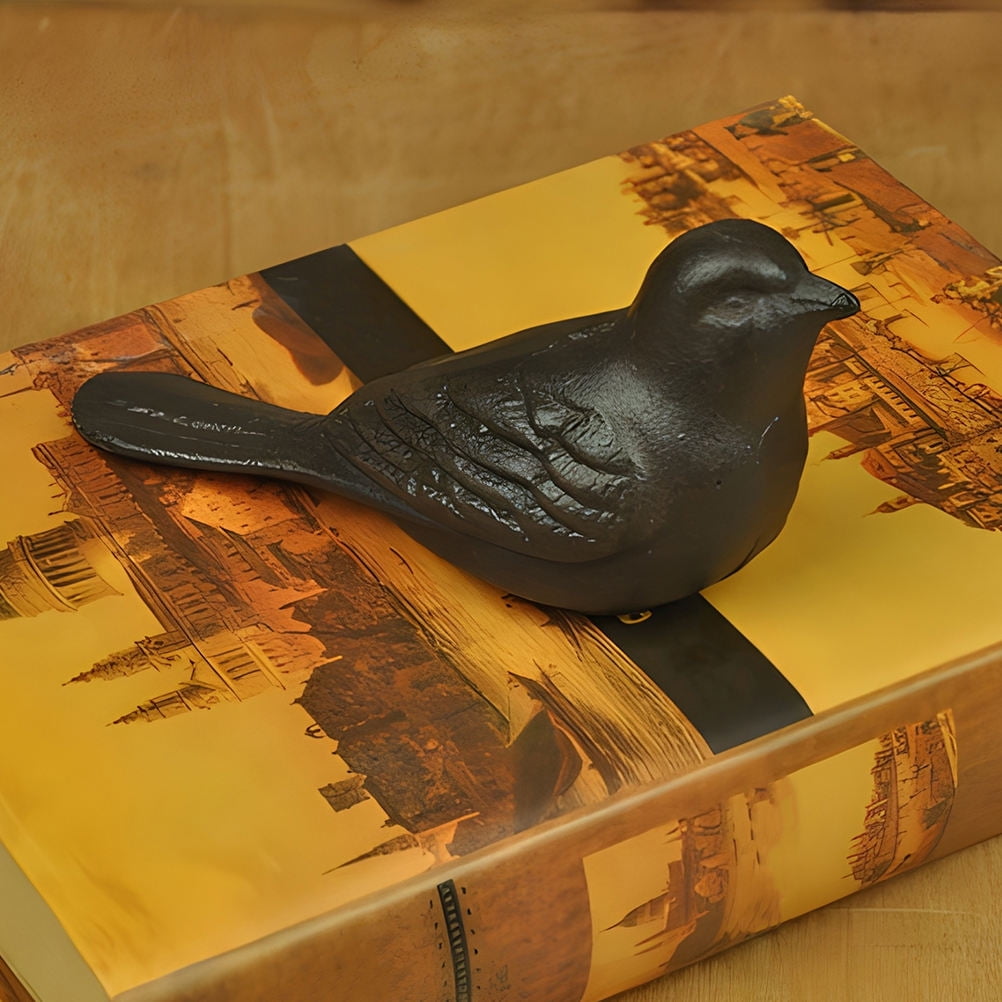 WHAMVOX Door Stopper for Floor Bird Statue Door Stopper Cast Iron Door ...