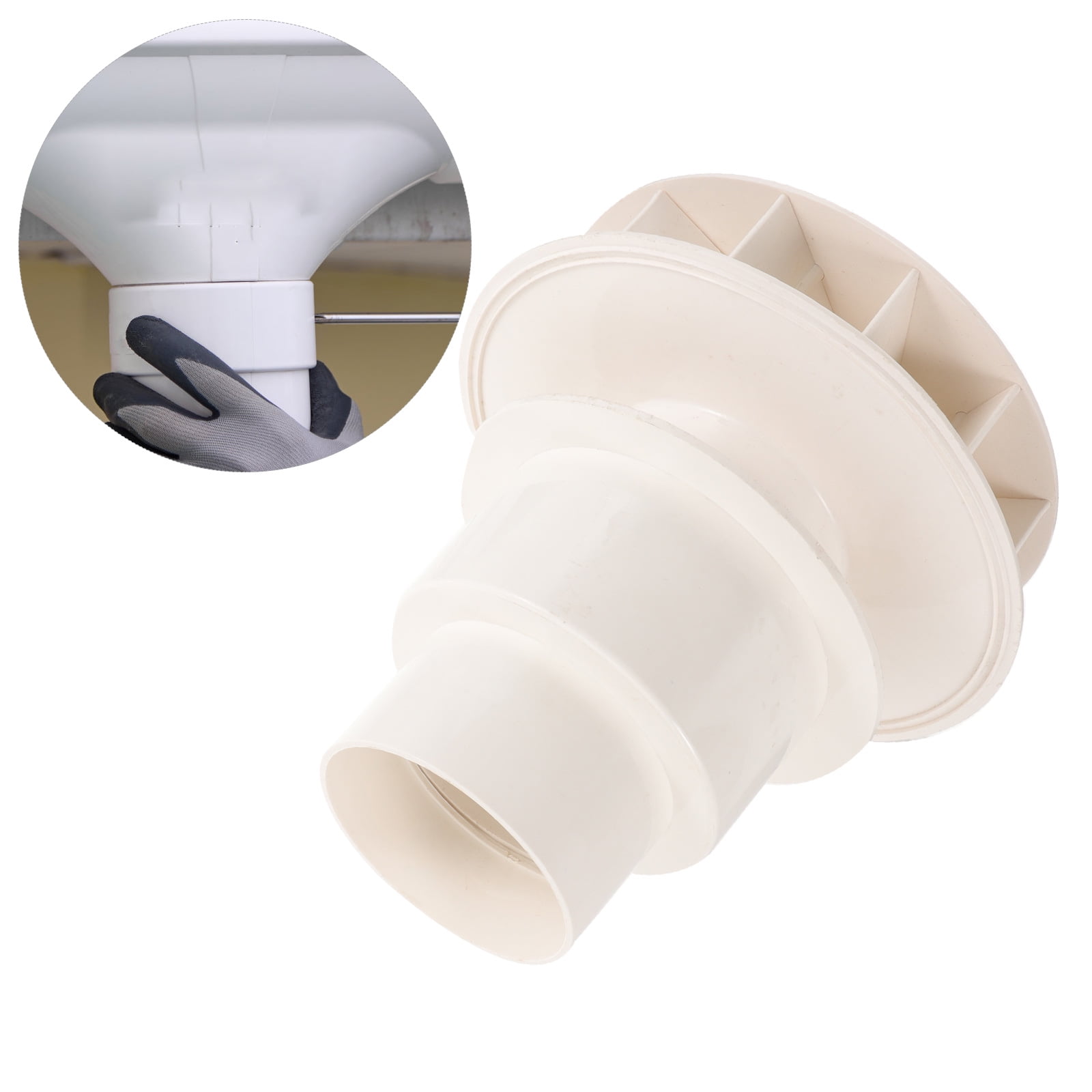WHAMVOX Downspout Siphon Rain Bucket Funnel Drain Fitting - Walmart.com