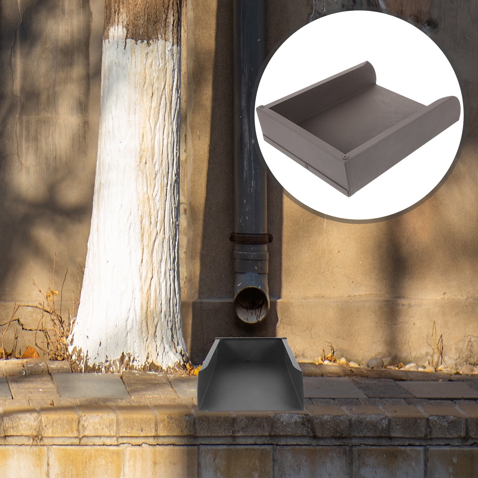 WHAMVOX Downspout Splash Block Outdoor Villa Rain Gutter Block Aluminum ...