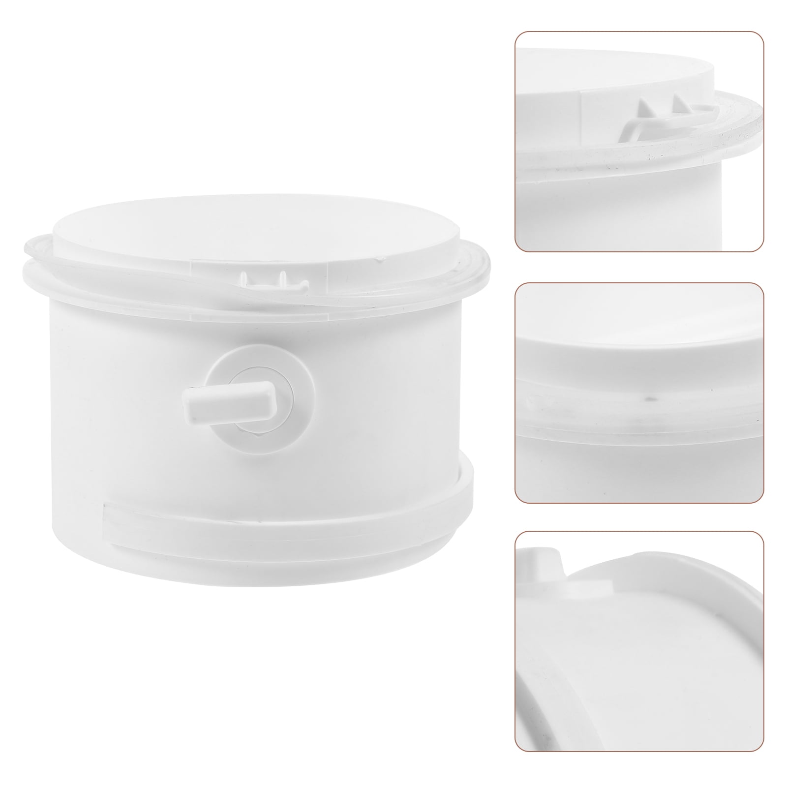 WHAMVOX Draught Distributing Box Duct Connector Plastic Straight Flange ...