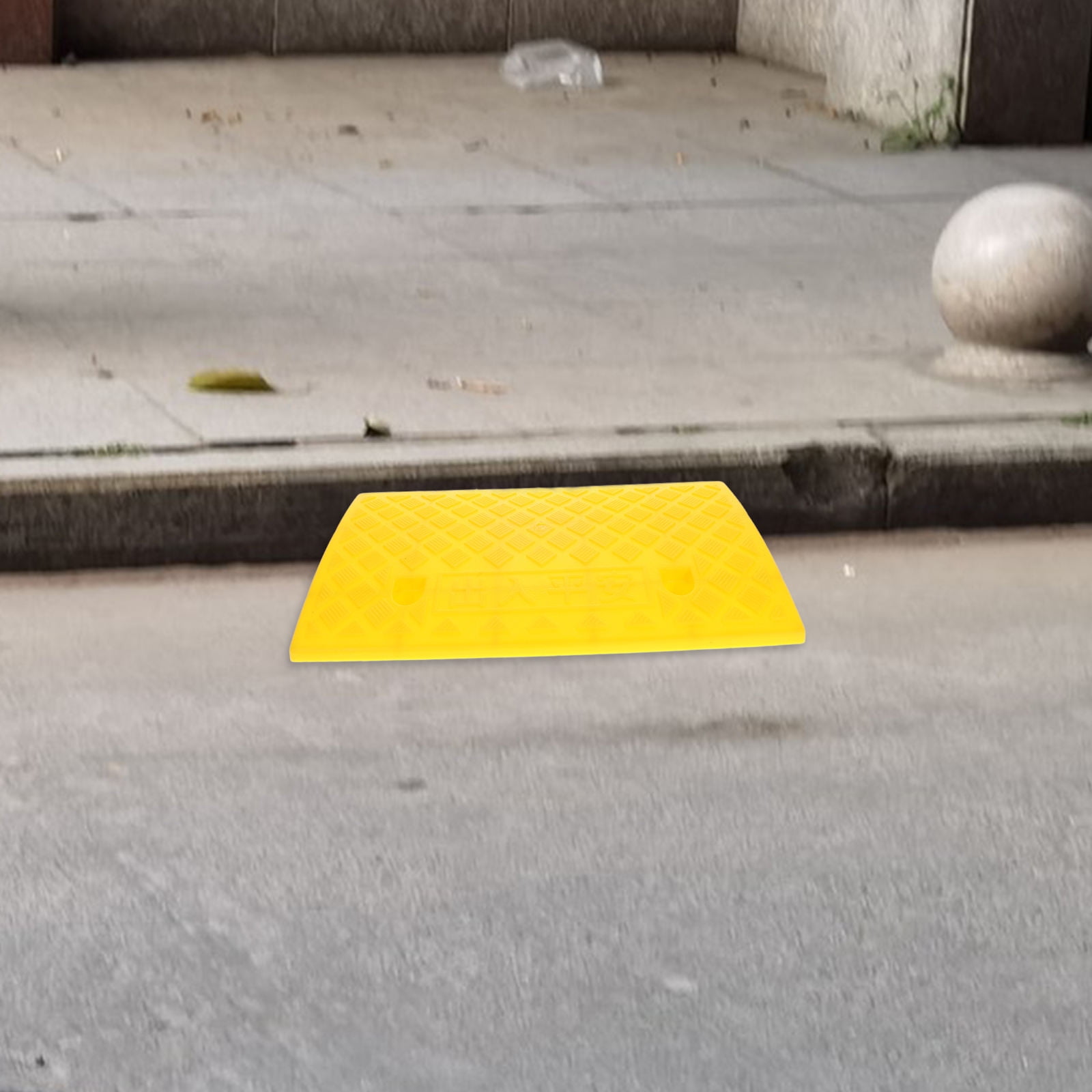 WHAMVOX Driveway Curb Ramp Wheelchair Curbside Rubber Mat - Walmart.com