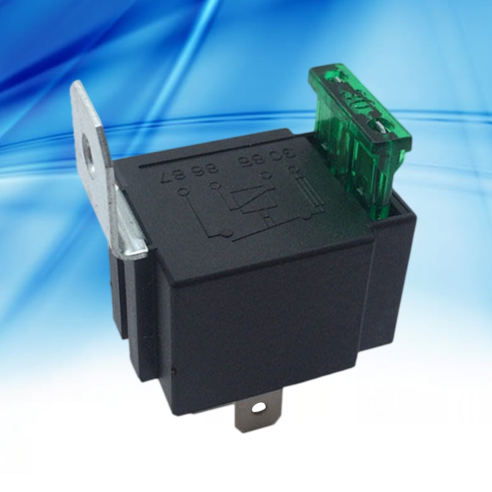 WHAMVOX Durable 30A 12VDC Car Power Supply Relay with Black Plastic for ...