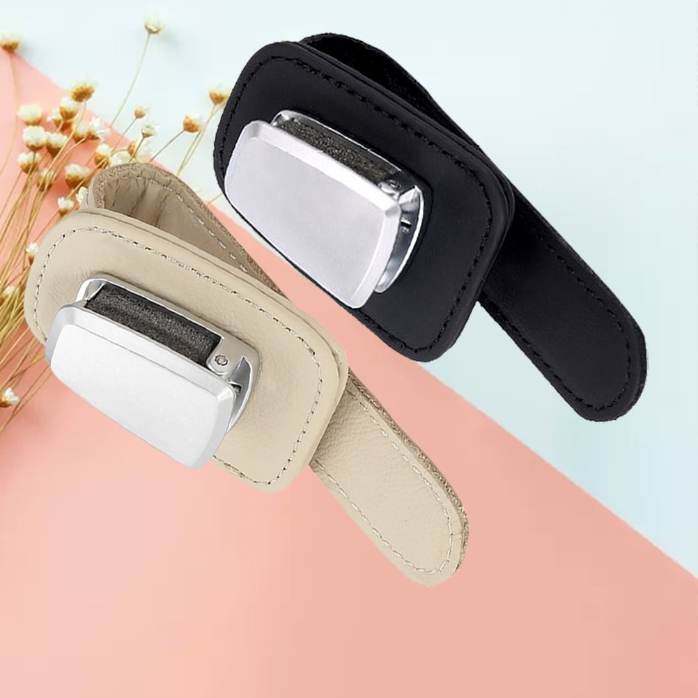 WHAMVOX Durable Assorted Color Car Visor Glasses Holder Easy Fix Clip for Sunglasses and Visor ...