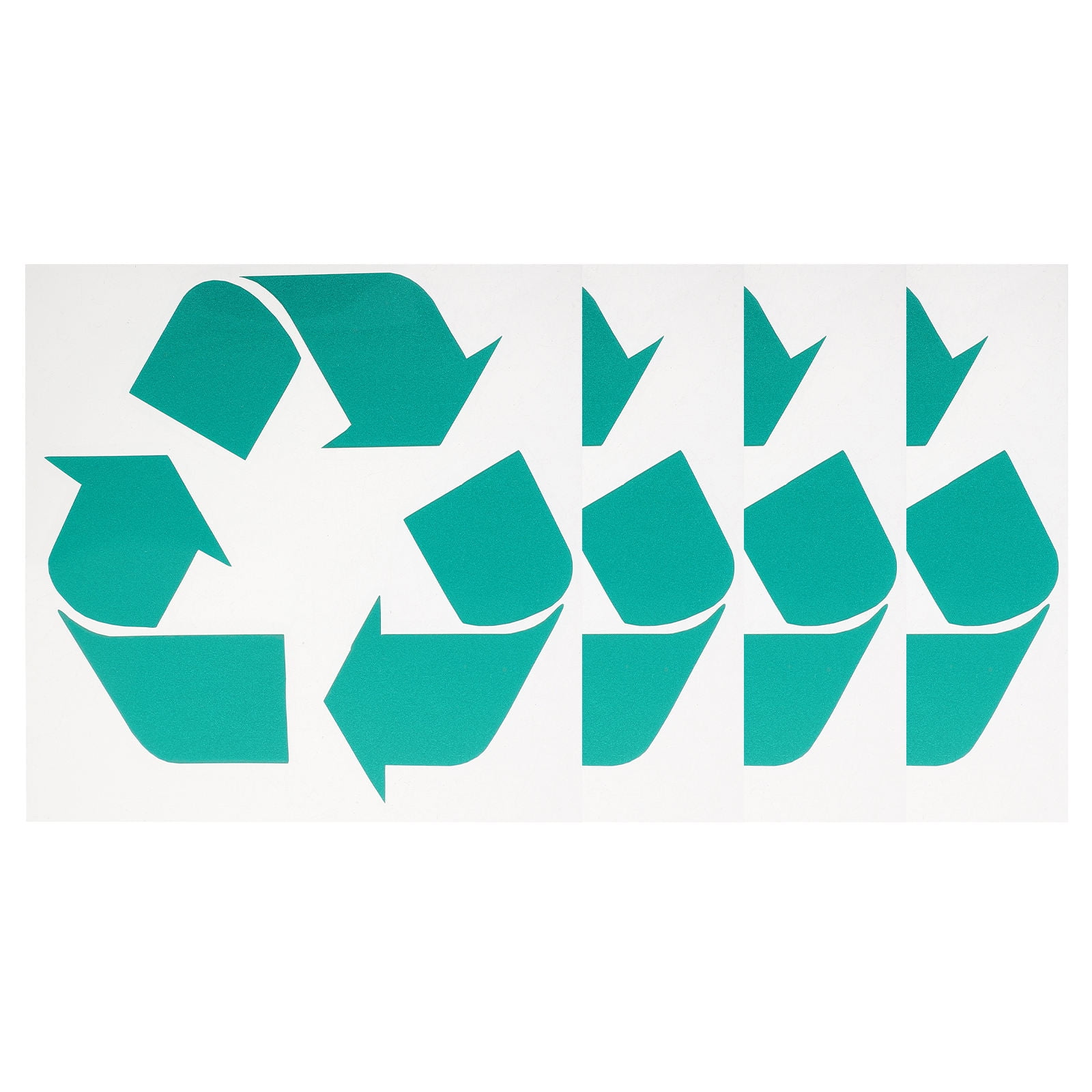 WHAMVOX EcoFriendly Recycle Stickers for Proper Trash Sorting on Bins ...