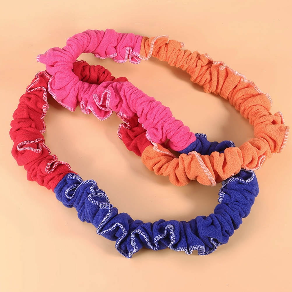 WHAMVOX Elastic Pull Rope Sensory Toys Fabric Stretch Band Kids Rings ...
