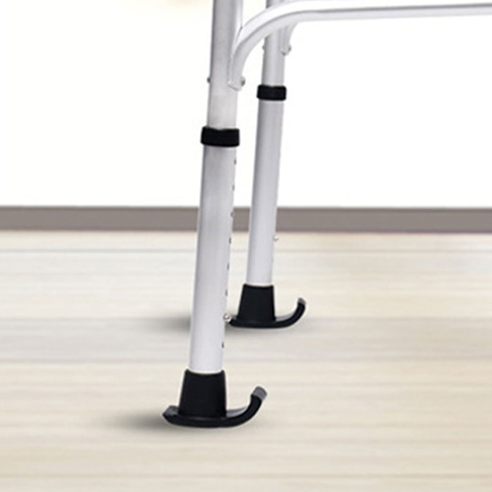 WHAMVOX Elderly Walker Ski Glides Parts with Anti-slip Black Plastic ...