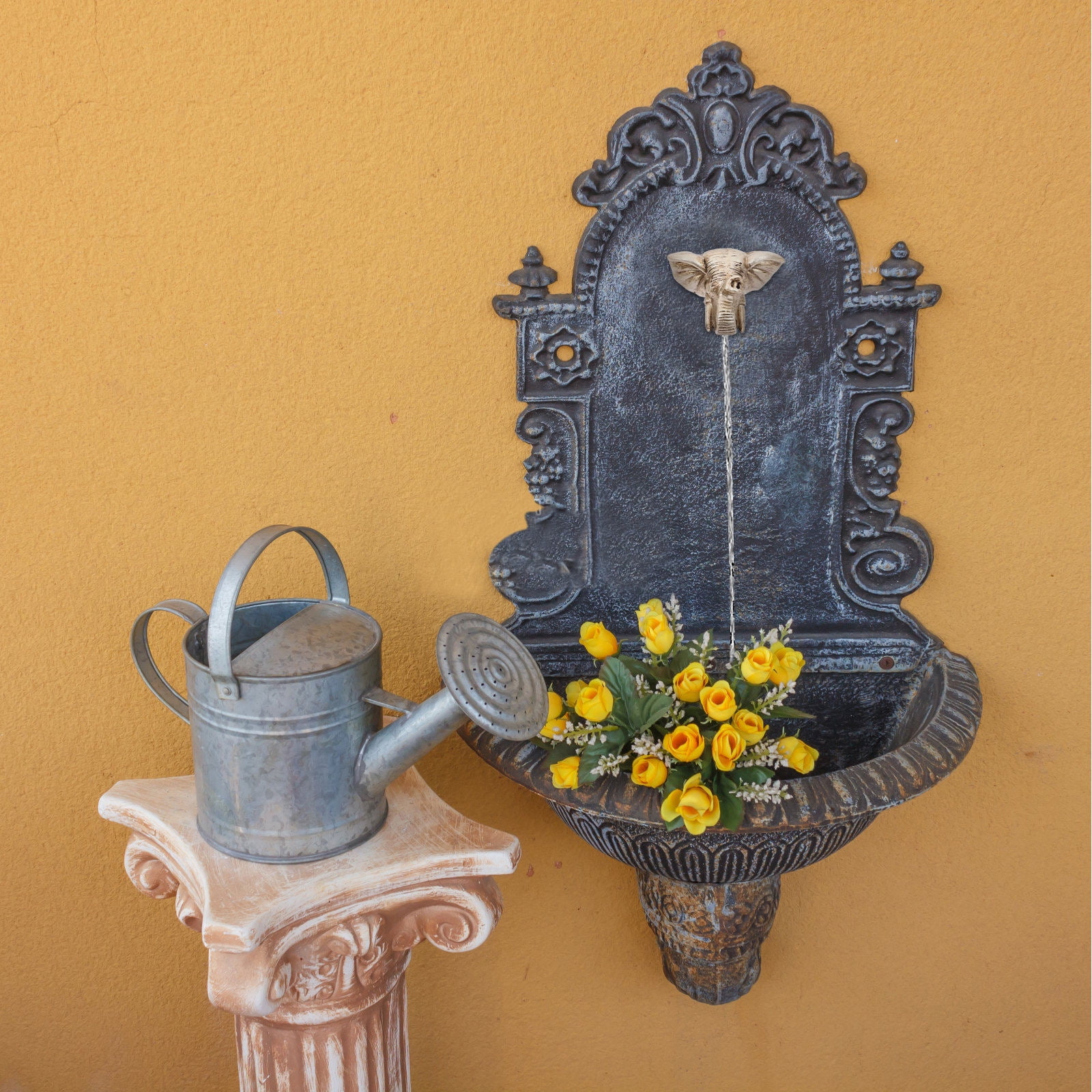 WHAMVOX Elephant Head Fountain Nozzle Wall Fountain Pool Sprayer ...