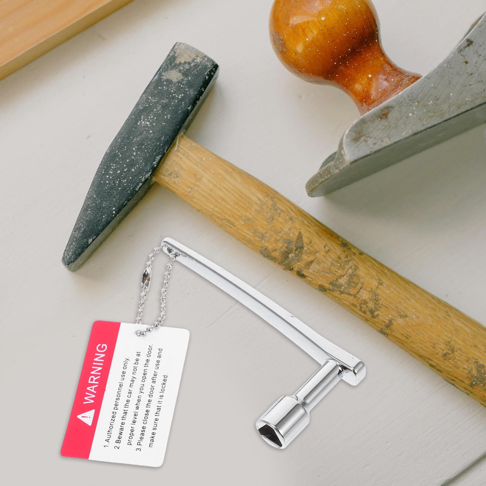 WHAMVOX Elevator Triangle Key Emergency Elevator Door Key Metal ...