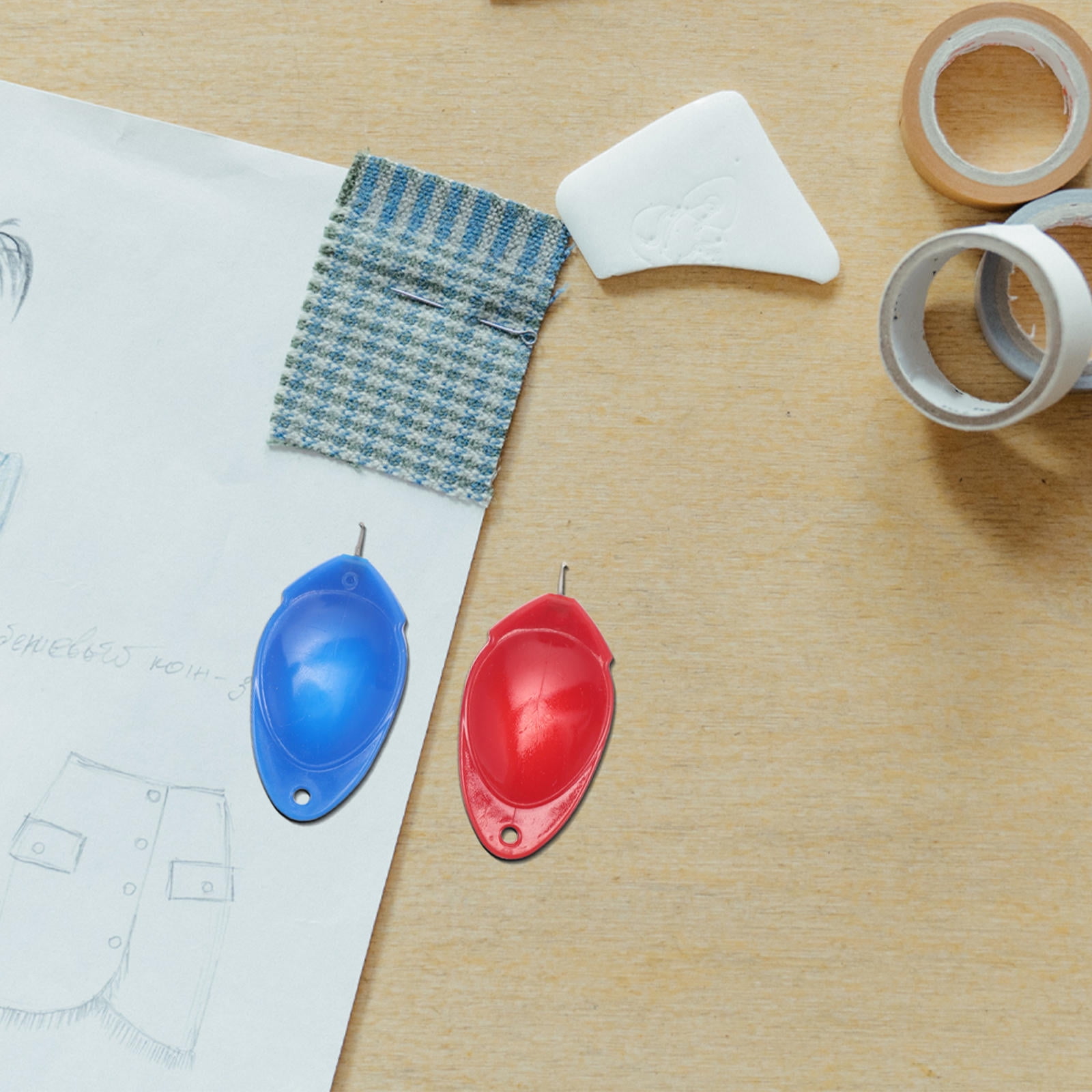 WHAMVOX Embroidery Needle Threader Tool for Sewing Easy Threading ...