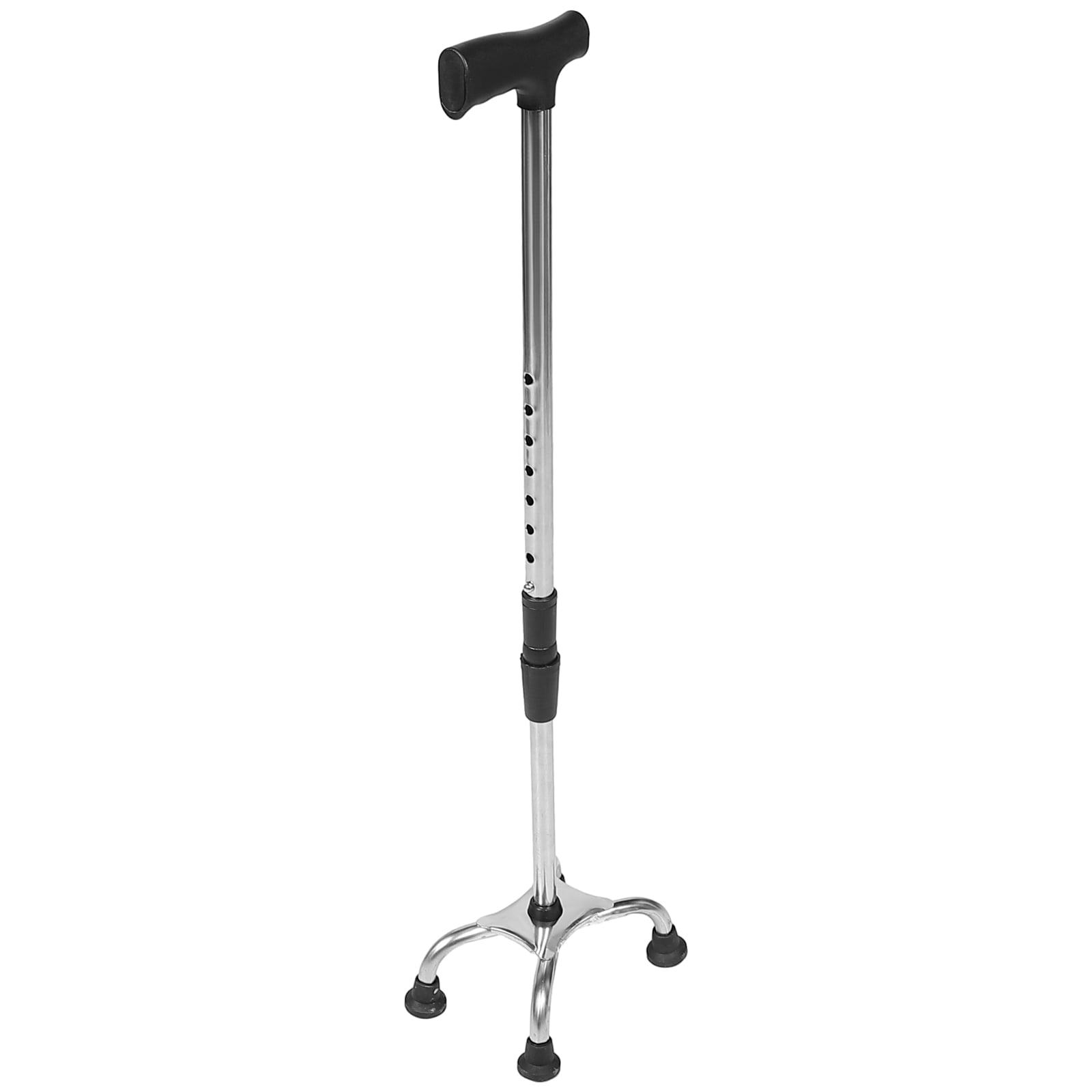 WHAMVOX Ergonomic Adjustable Walking Stick for Elderly Use Silver ABS ...