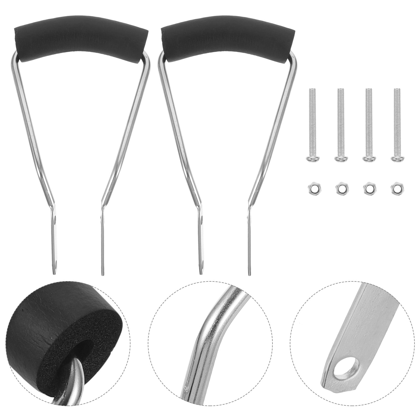 WHAMVOX Ergonomic U Shaped Pull Handle for Sponge Mop Replacement ...