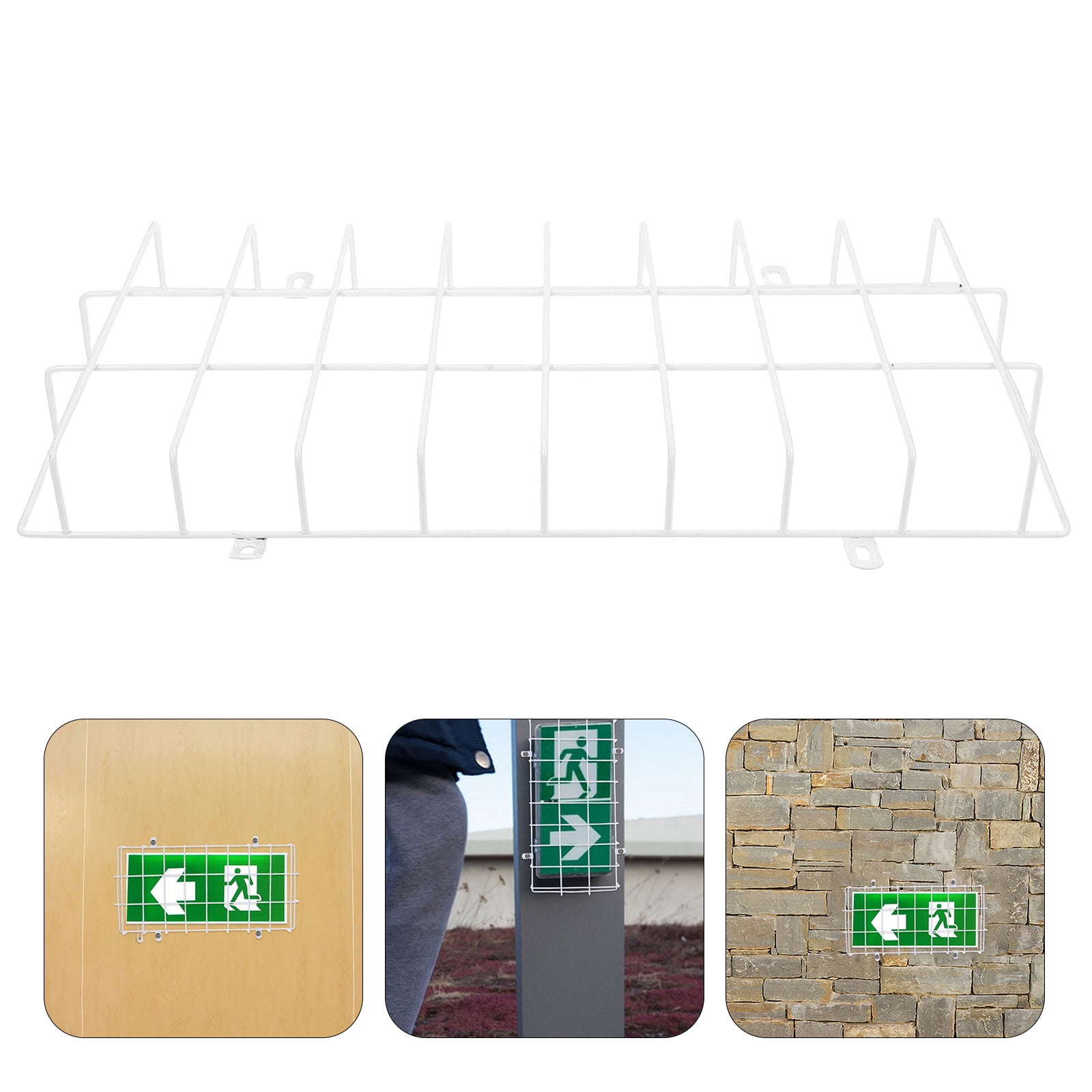 WHAMVOX Exit Sign Cage Guard Wire Mesh Guards For Emergency Exit ...