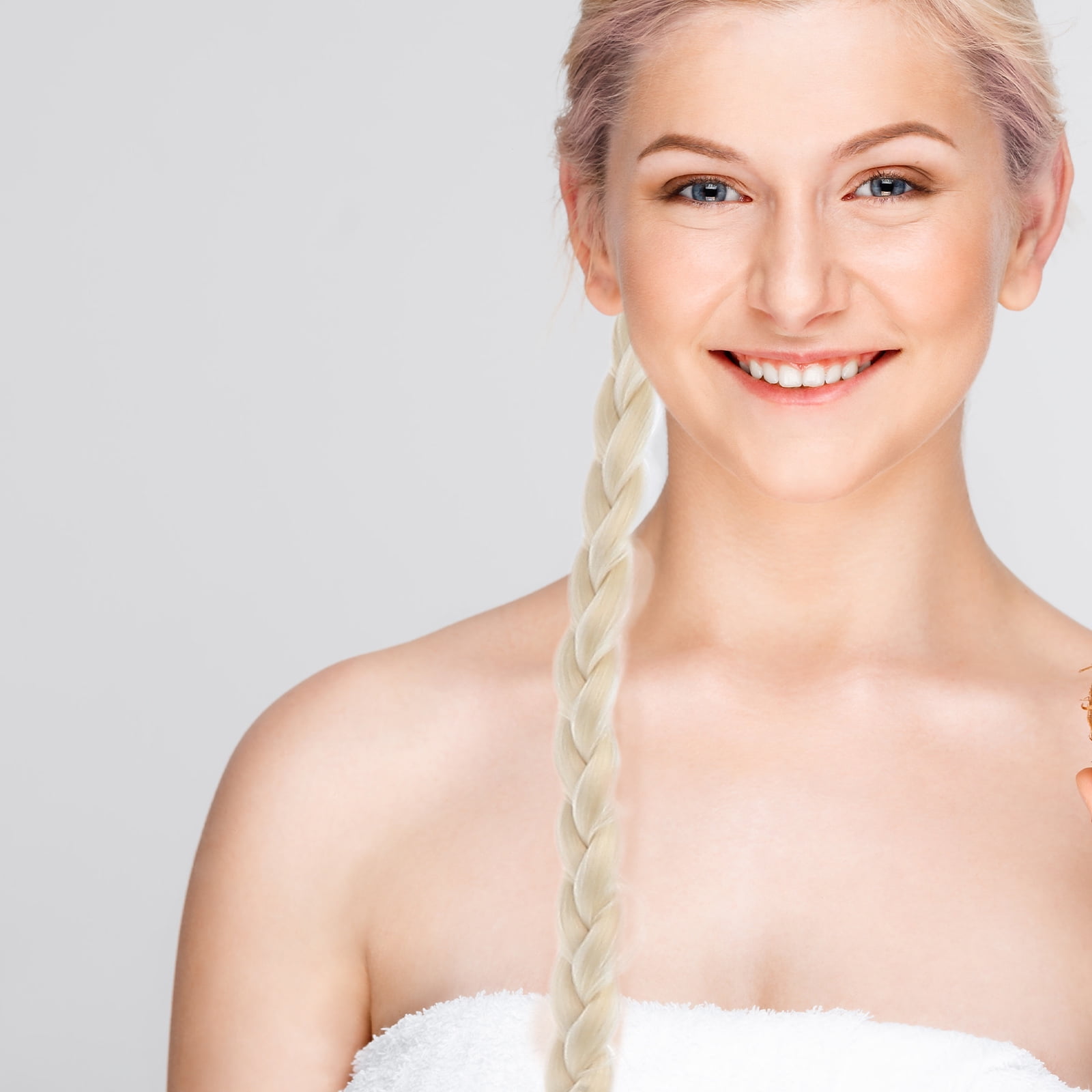 WHAMVOX Fake Braid Ponytail Extension For Women 24 Inch Synthetic Hair ...