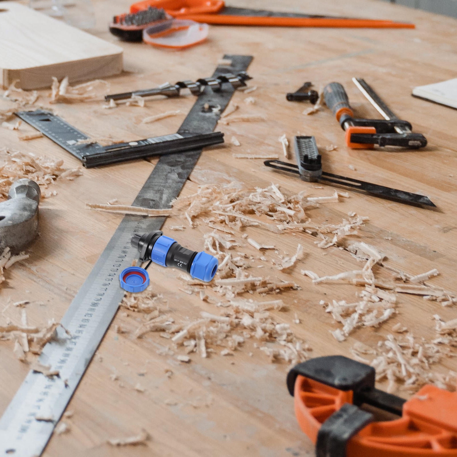 WHAMVOX Fast Locking Waterproof Connectors 2 Pin Circular Plugs Blue ...