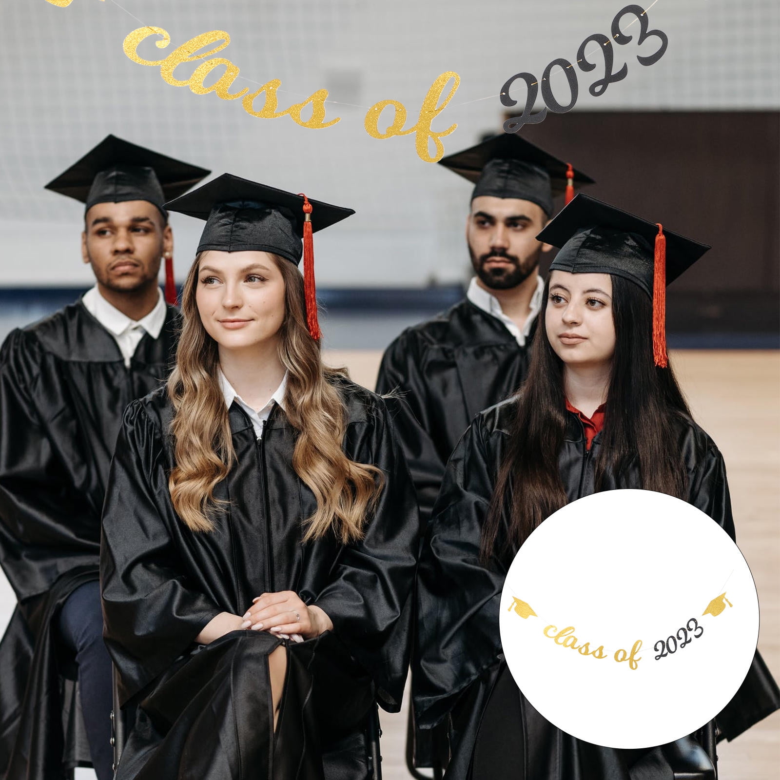 WHAMVOX Festival Decor Supplies Shaped Graduation Cap Decoration ...